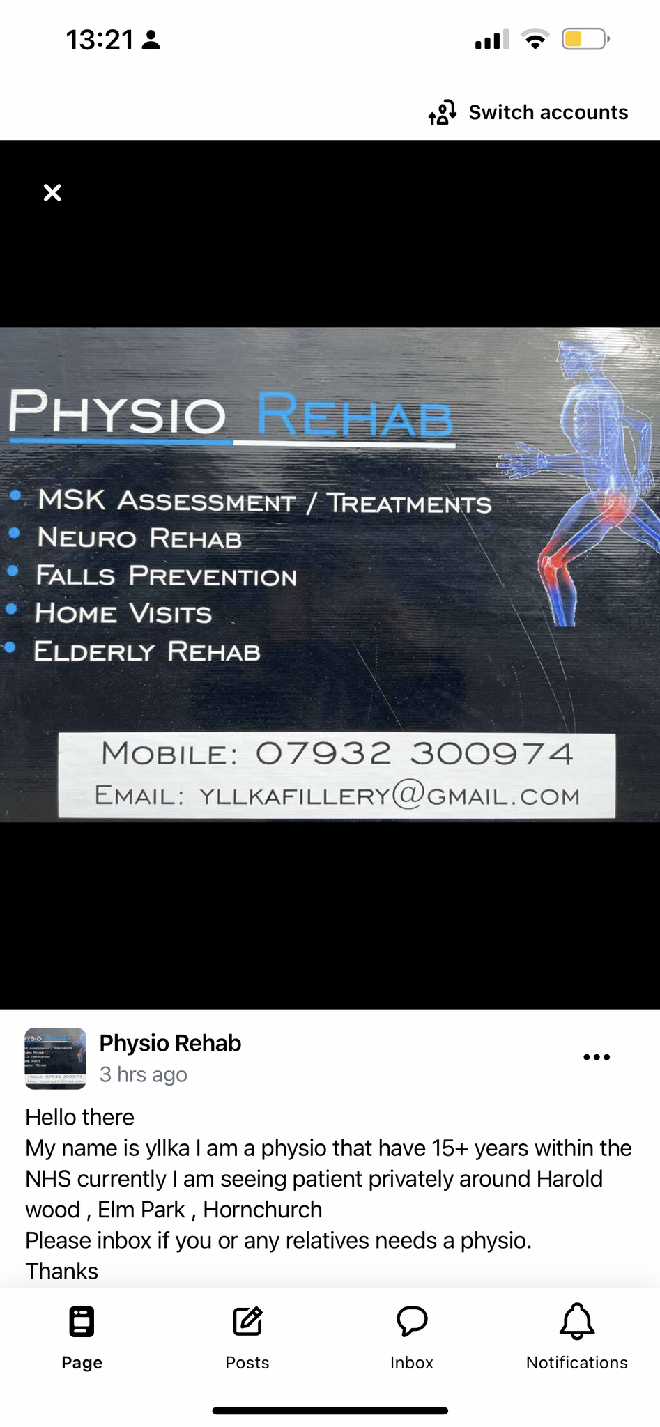 Physio - Romford, GB-ENG - Nextdoor
