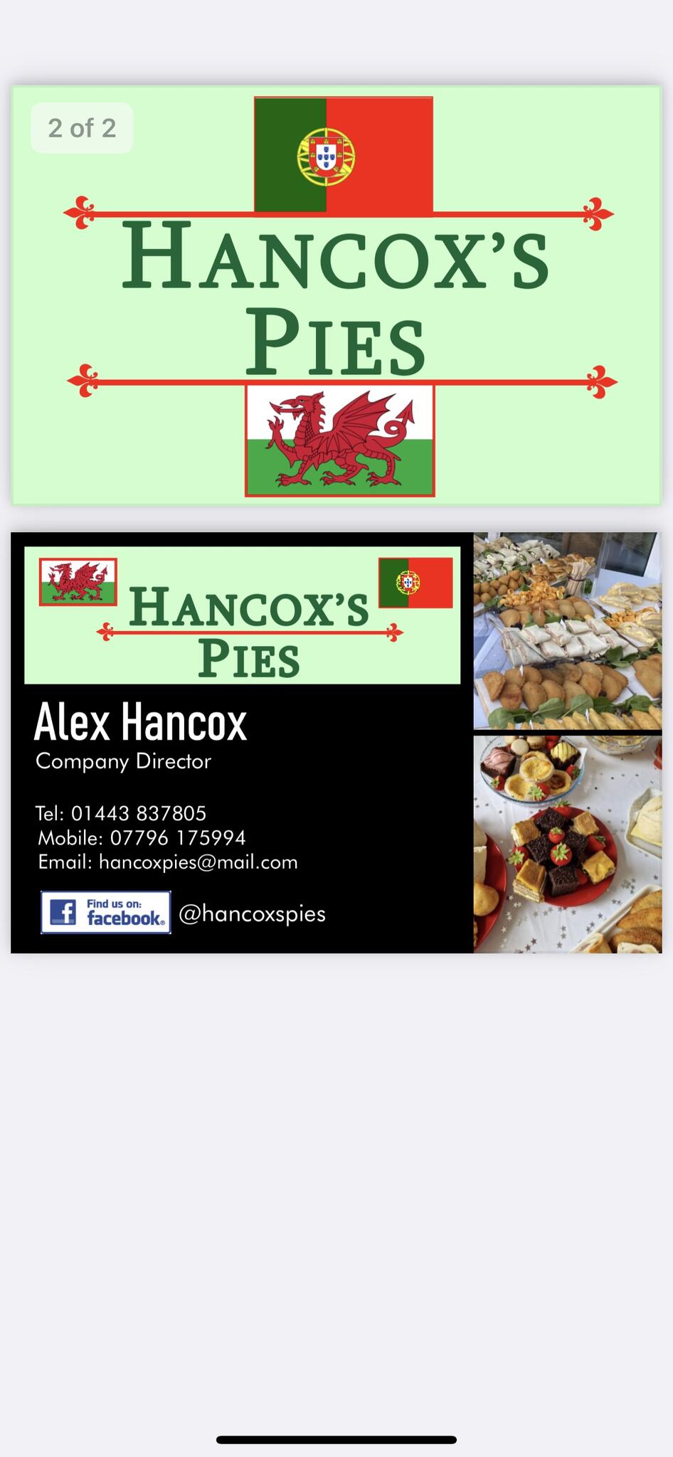 Hancox Pies - Caerphilly - Nextdoor
