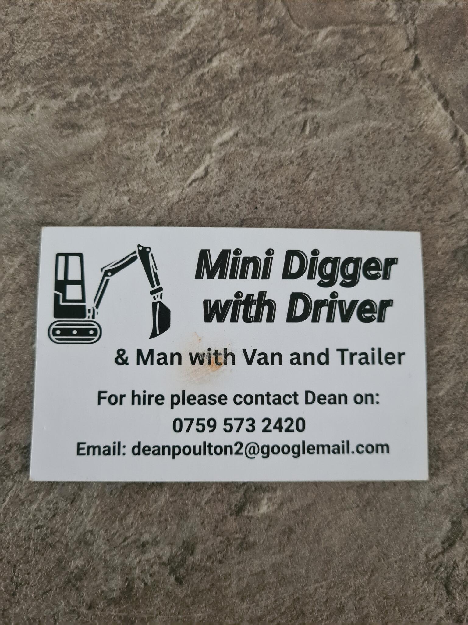 DP digger hire - Dorchester, England - Nextdoor