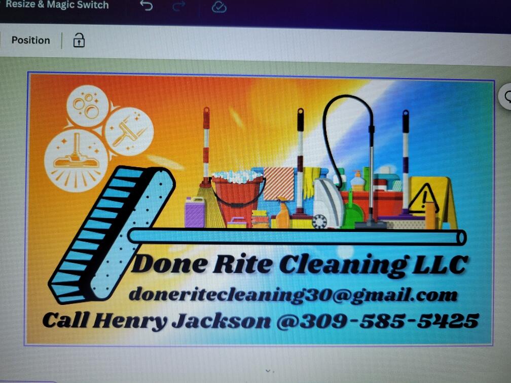 Done rite cleaning LLC - Peoria, IL - Nextdoor
