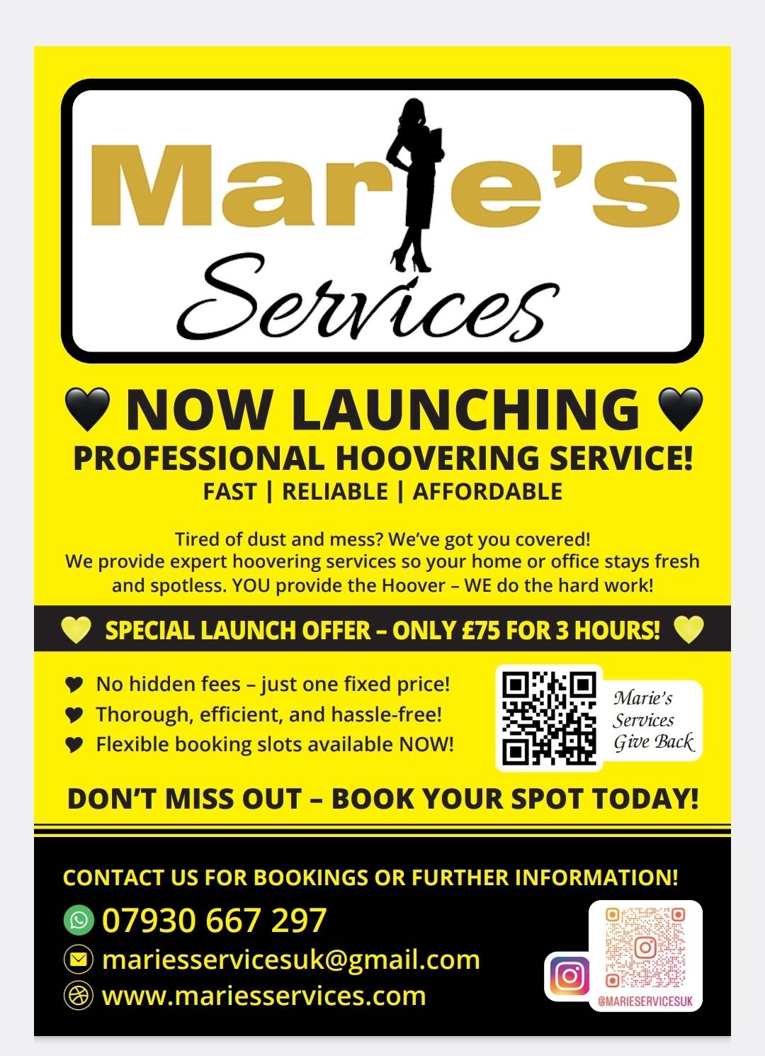 Maries services - Dagenham, England - Nextdoor