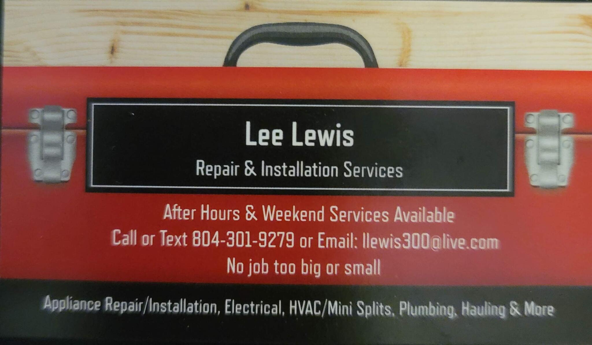 Lee Lewis Repair & Installation Service - Nextdoor