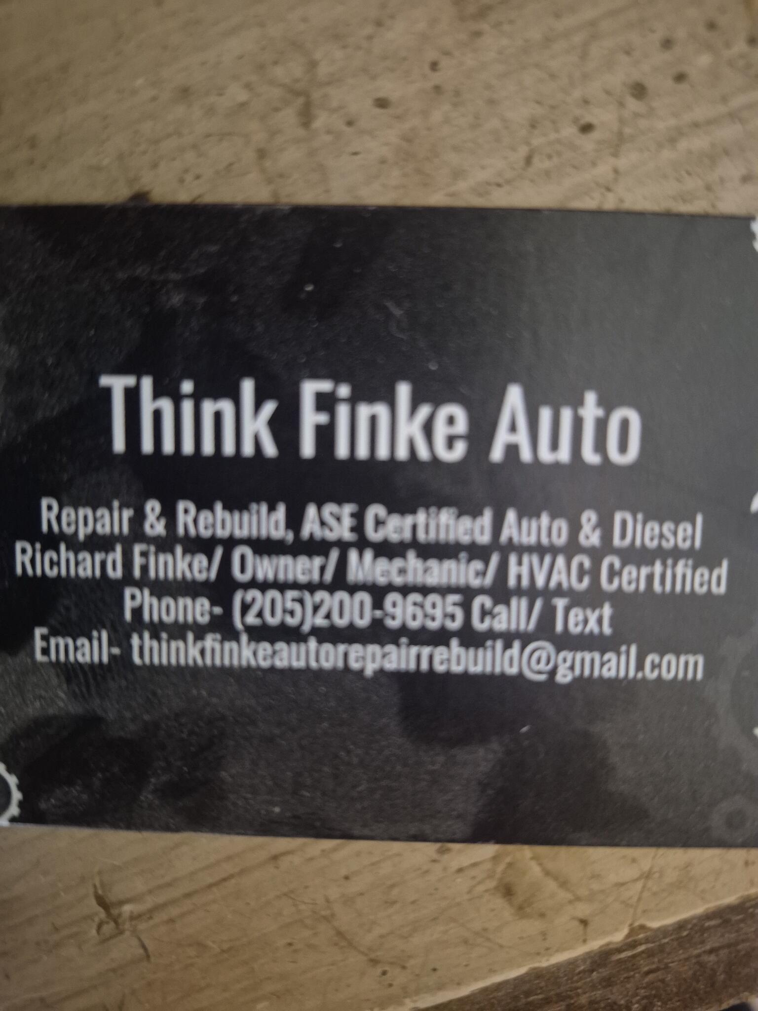 think finke auto repair - Jasper, AL - Nextdoor