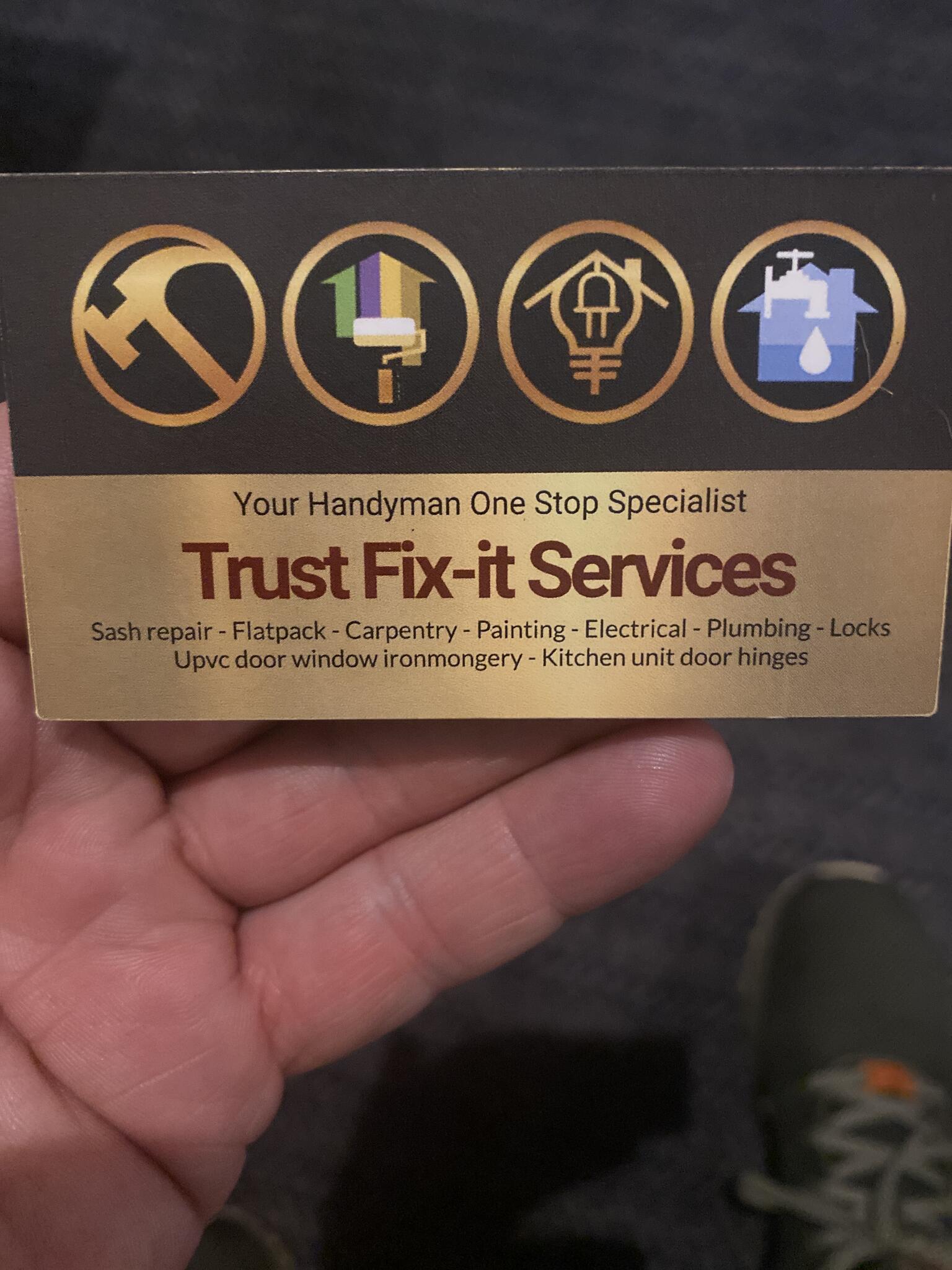 Trust Fixit Services - London, GB-ENG - Nextdoor