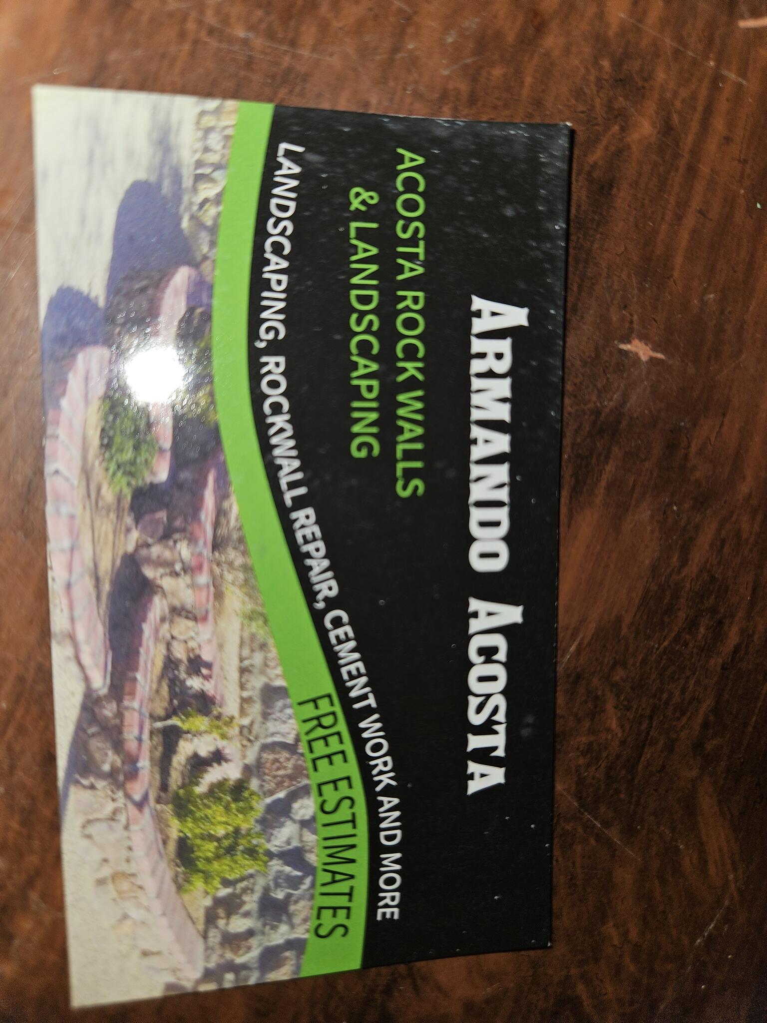 Acosta Rockwall and landscaping - El Paso, TX - Nextdoor