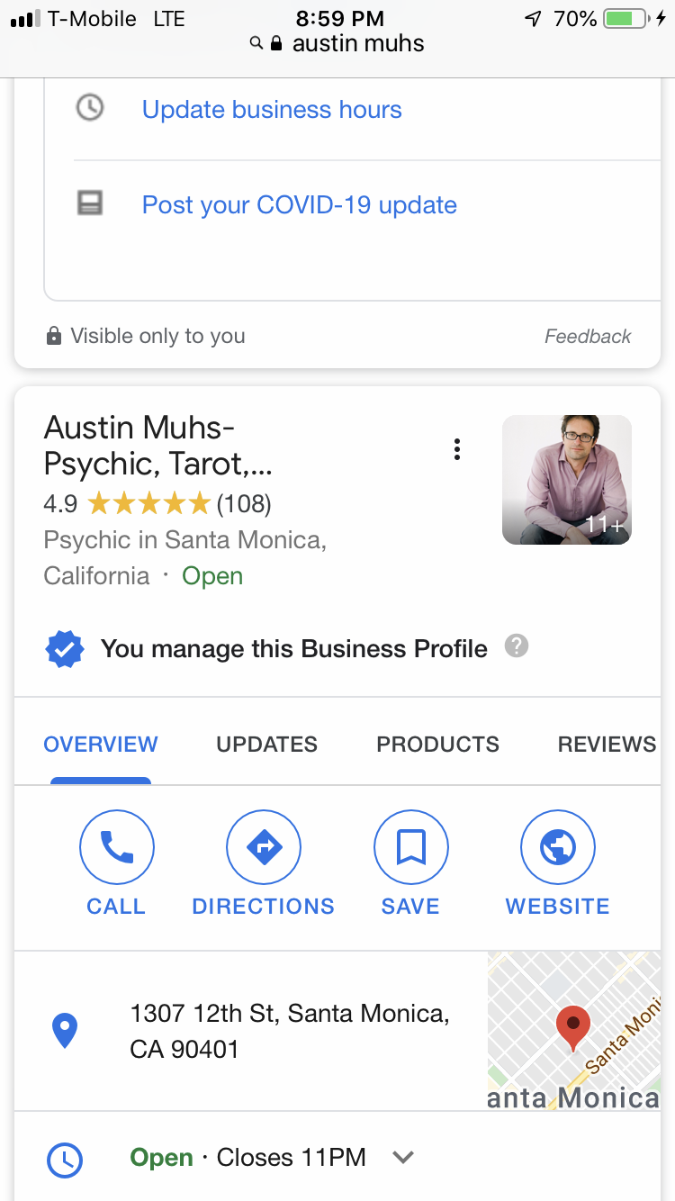 Austin Muhs-psychic, Astrologer, Numerologist, Tarot Reader - Santa ...