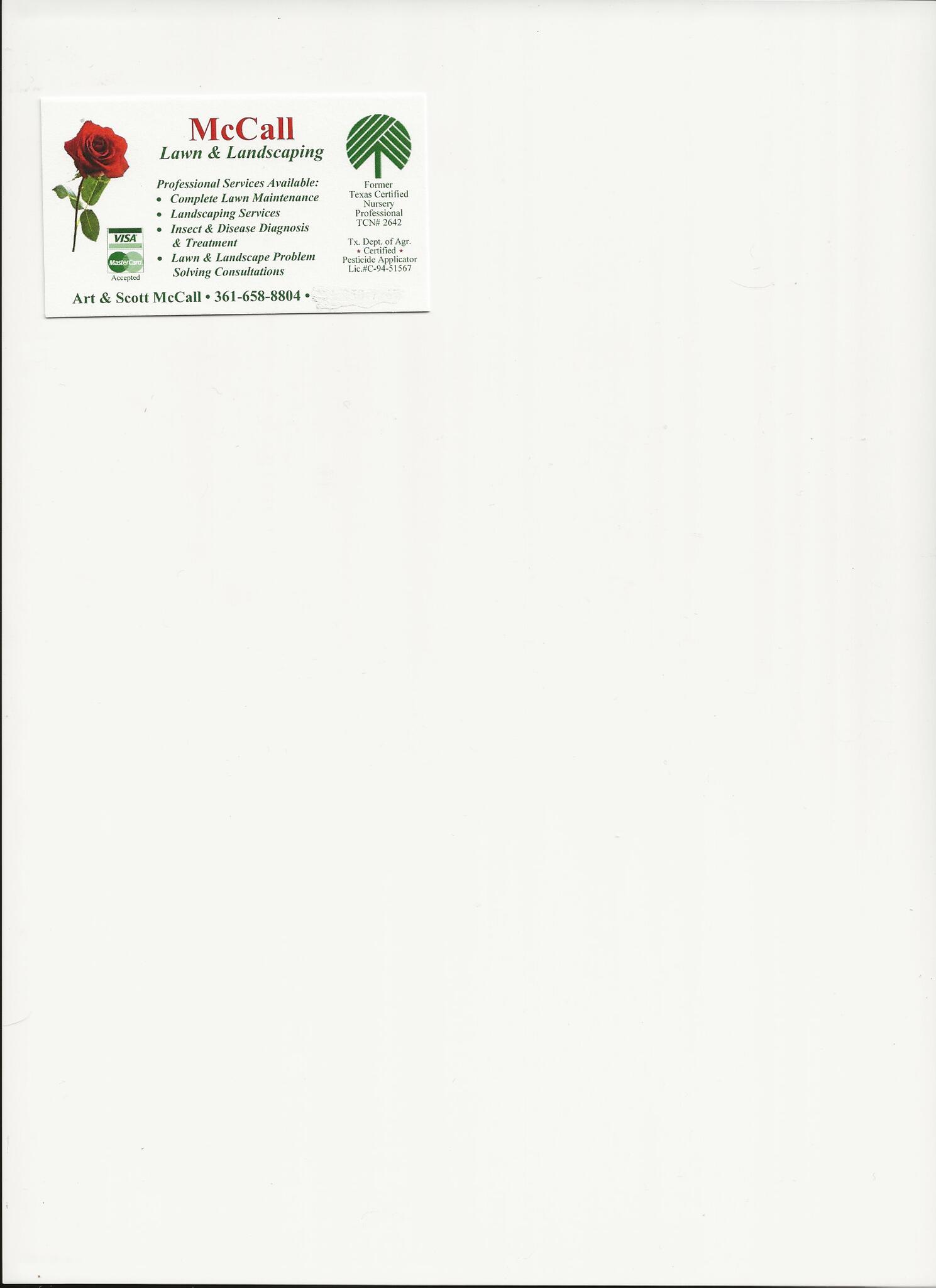 McCall Lawn And Landscaping - Corpus Christi, TX - Nextdoor