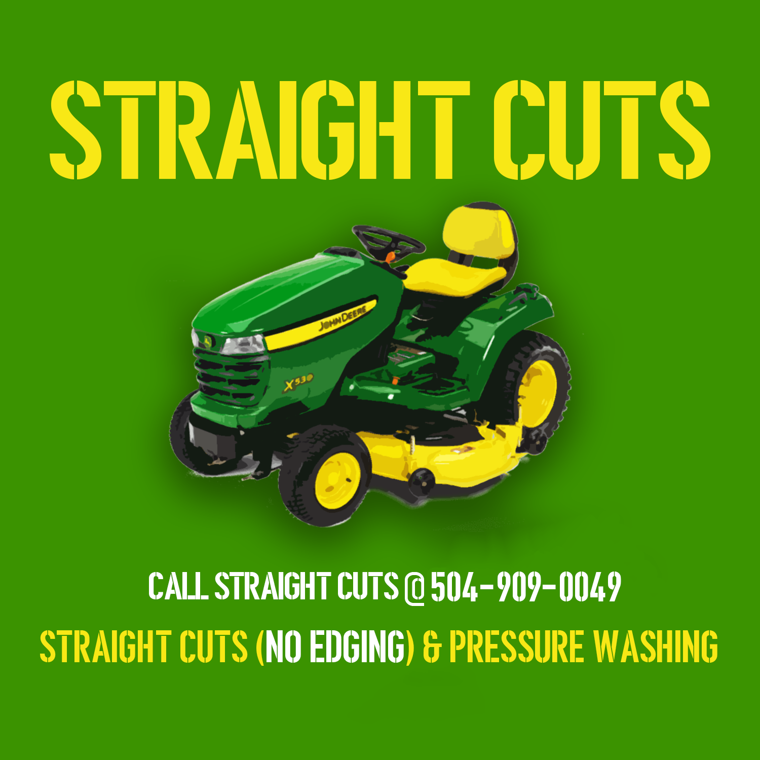 Straight cuts no edging and pressure washing - Nextdoor