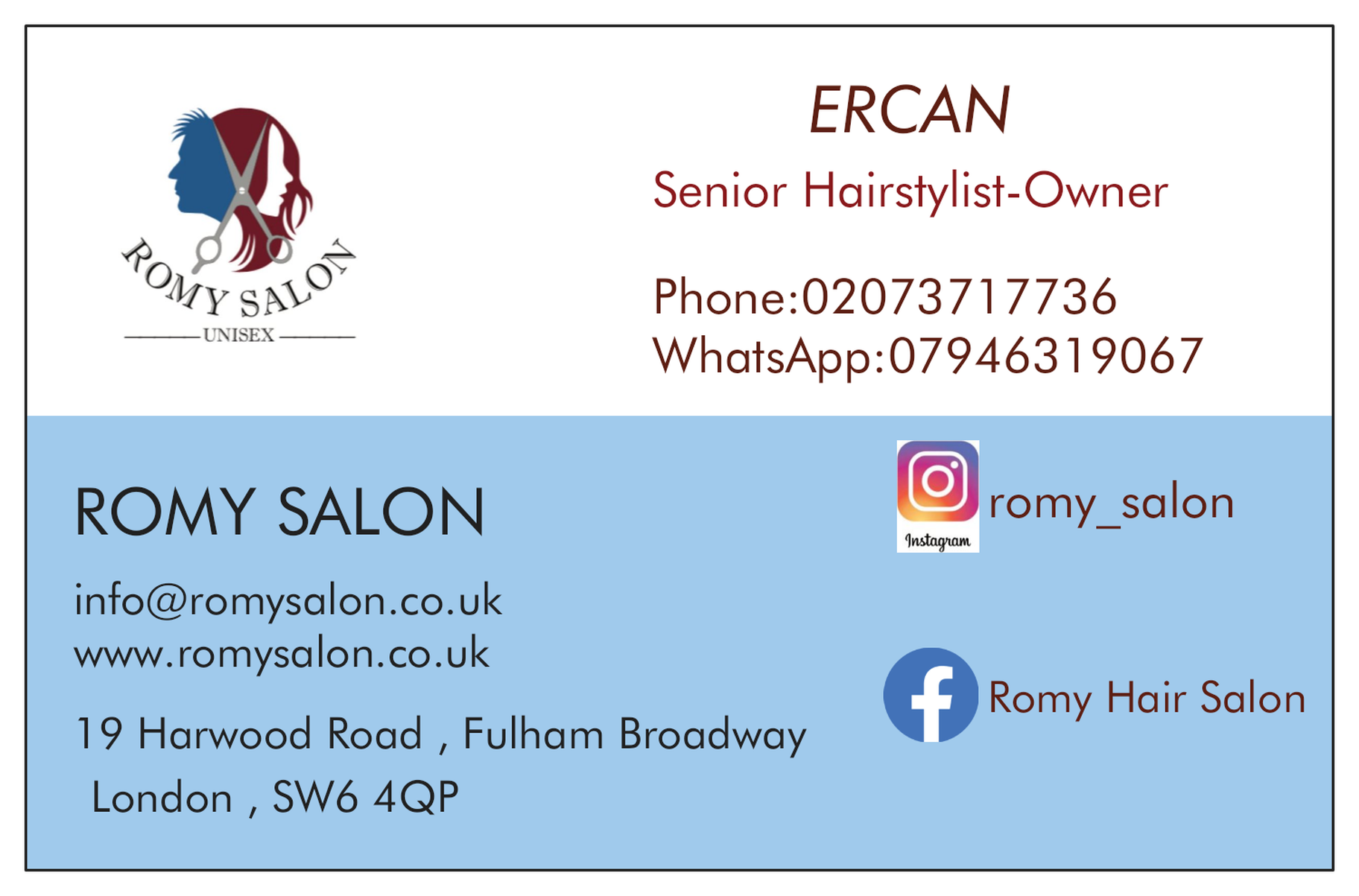 Romy Hair Salon - London, England - Nextdoor