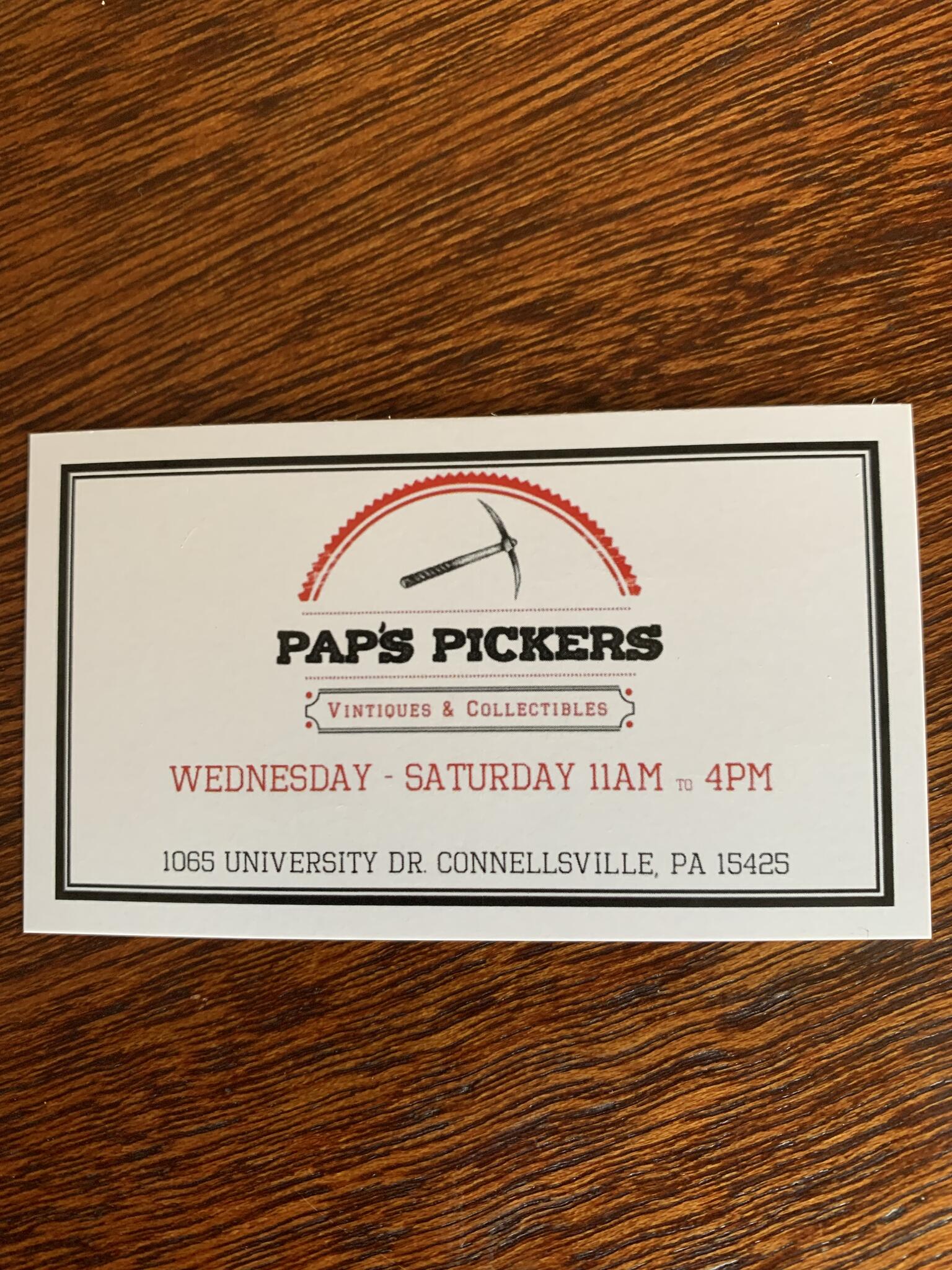 Pap’s Pickers - Connellsville, PA - Nextdoor