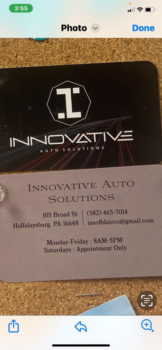 Innovative Auto Solutions - Hollidaysburg, PA - Nextdoor