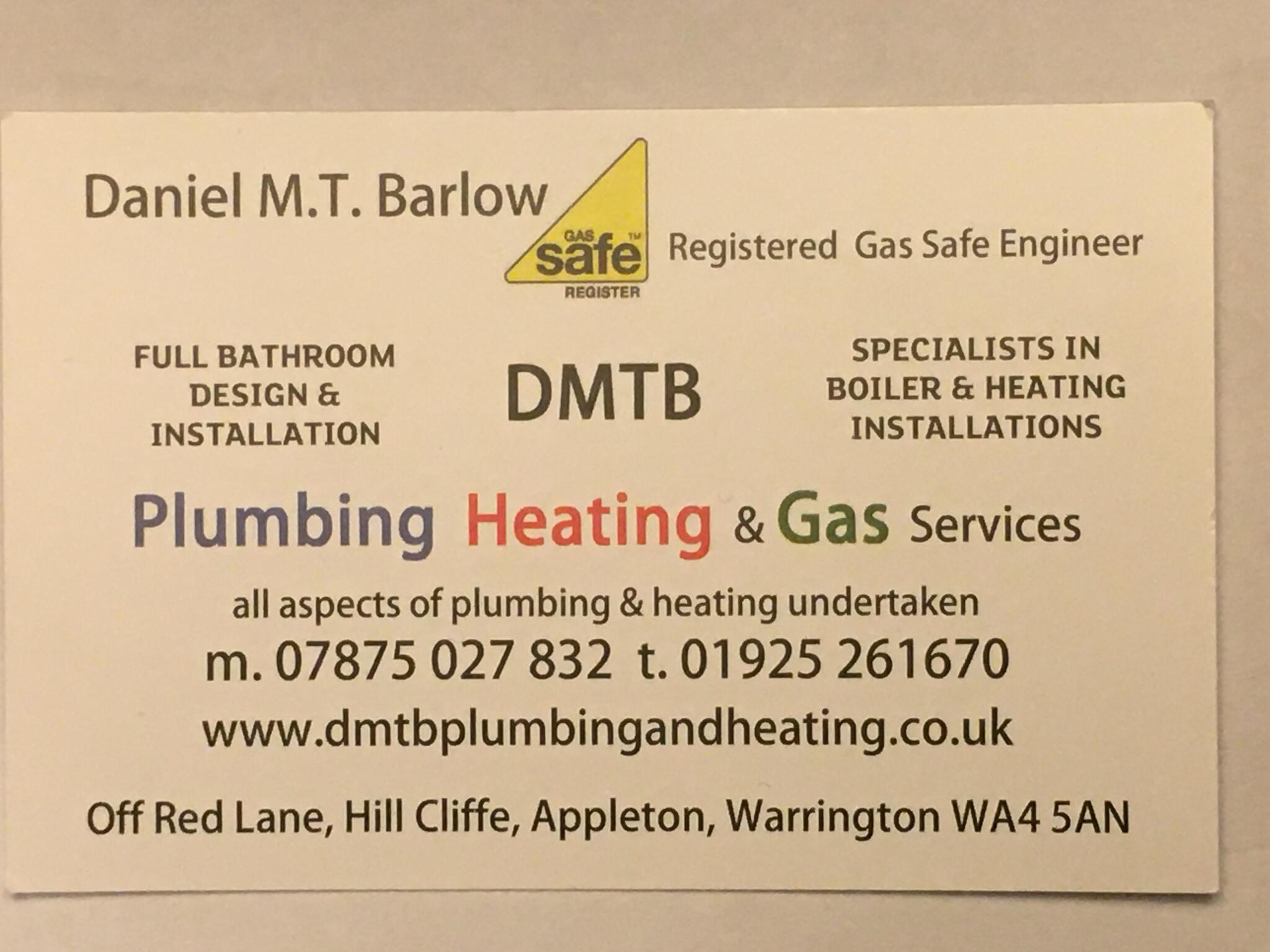 DMTB Plumbing Heating & Gas Services - Warrington, GB-ENG - Nextdoor