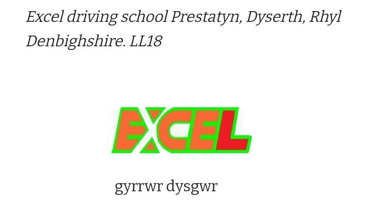 Excel driving school - Rhyl, Wales - Nextdoor