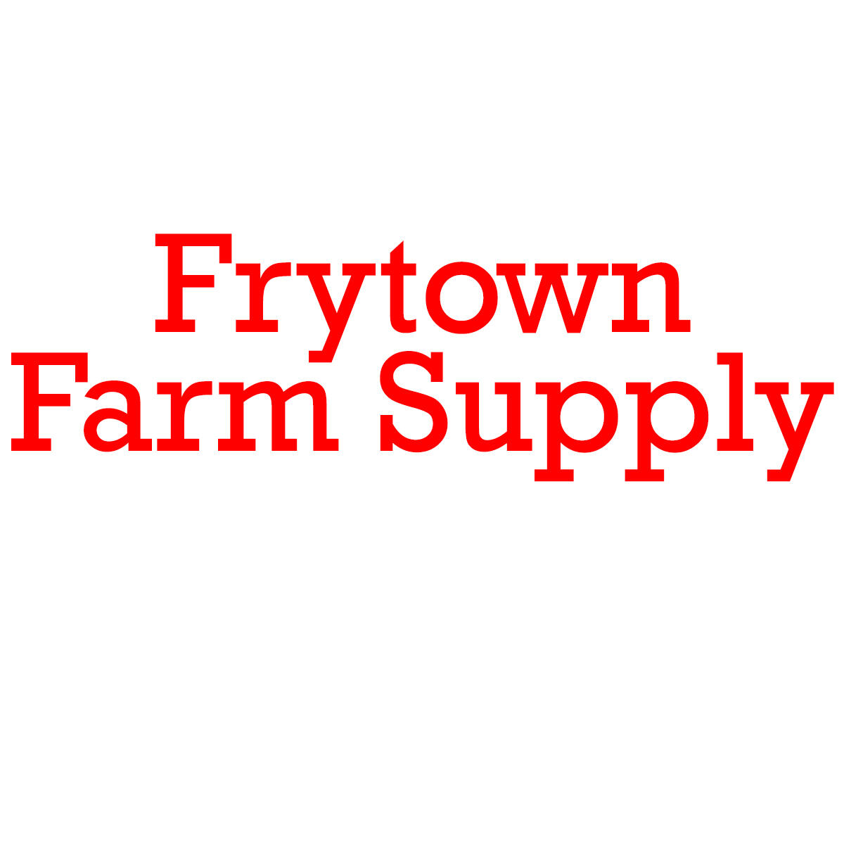 Frytown Farm Supply - Kalona, IA - Nextdoor