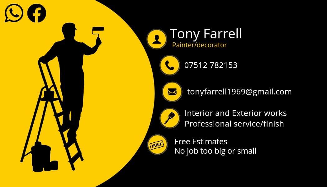 Tony farrell painting services - Nextdoor