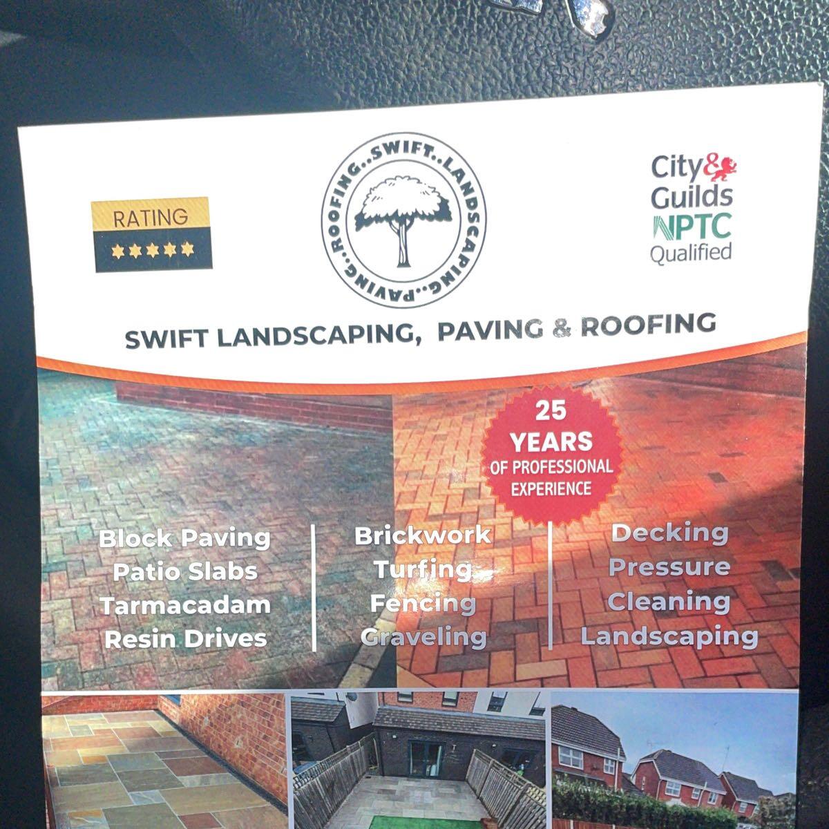 Swift landscaping ,paving & roofing - Darwen - Nextdoor