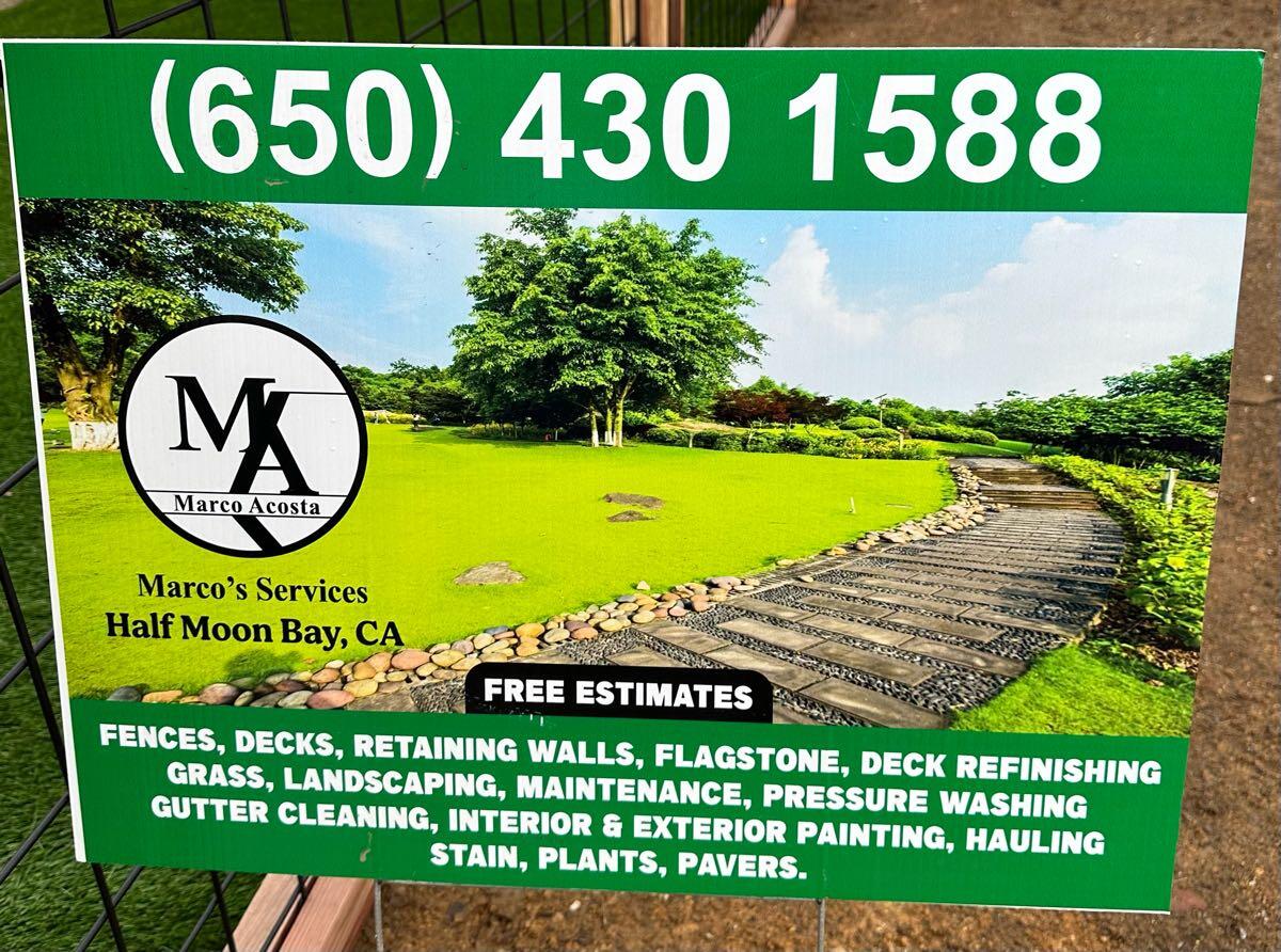 Marco’s Services - Half Moon Bay, CA - Nextdoor