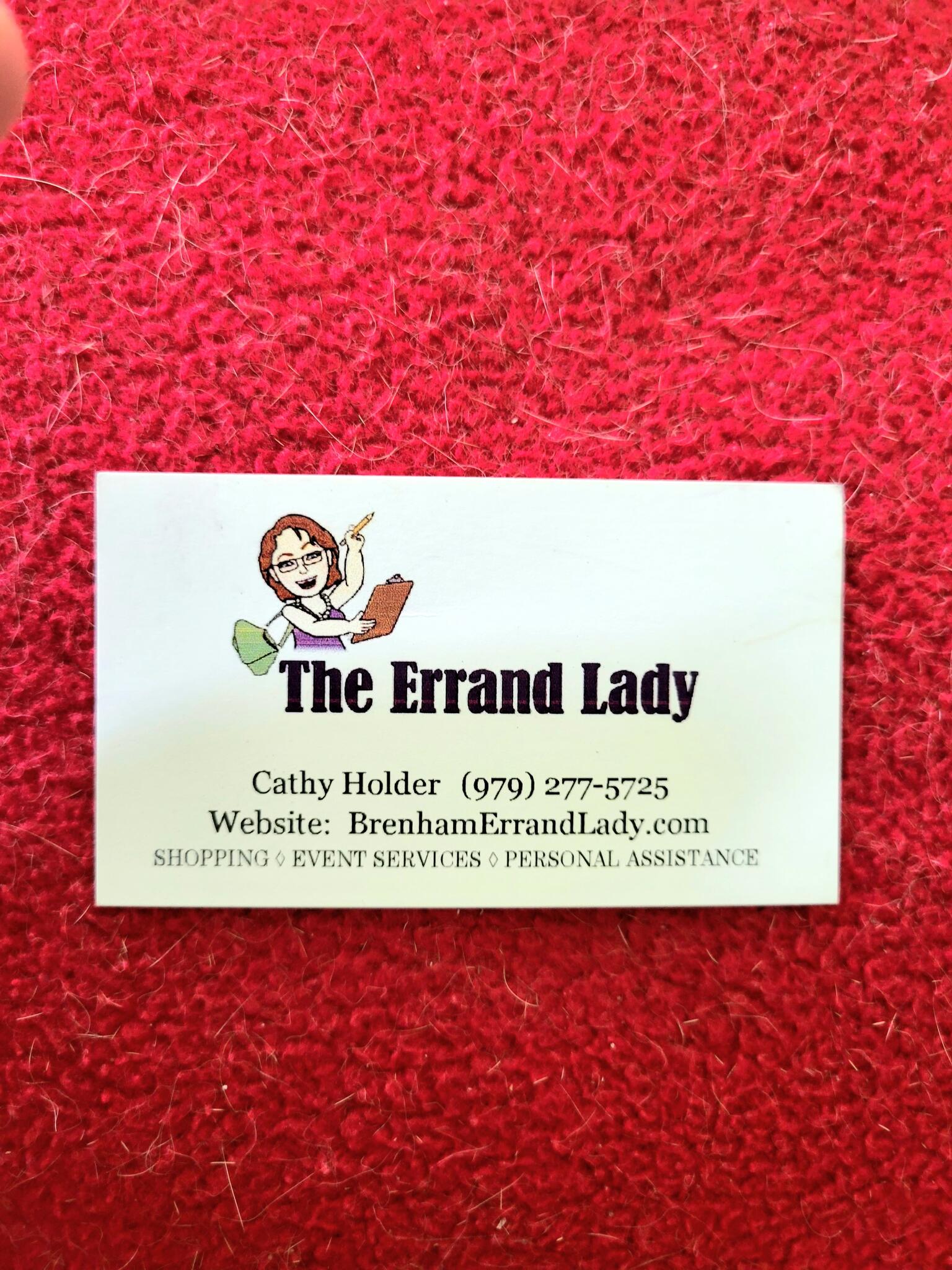 The Errand Lady - Brenham, TX - Nextdoor