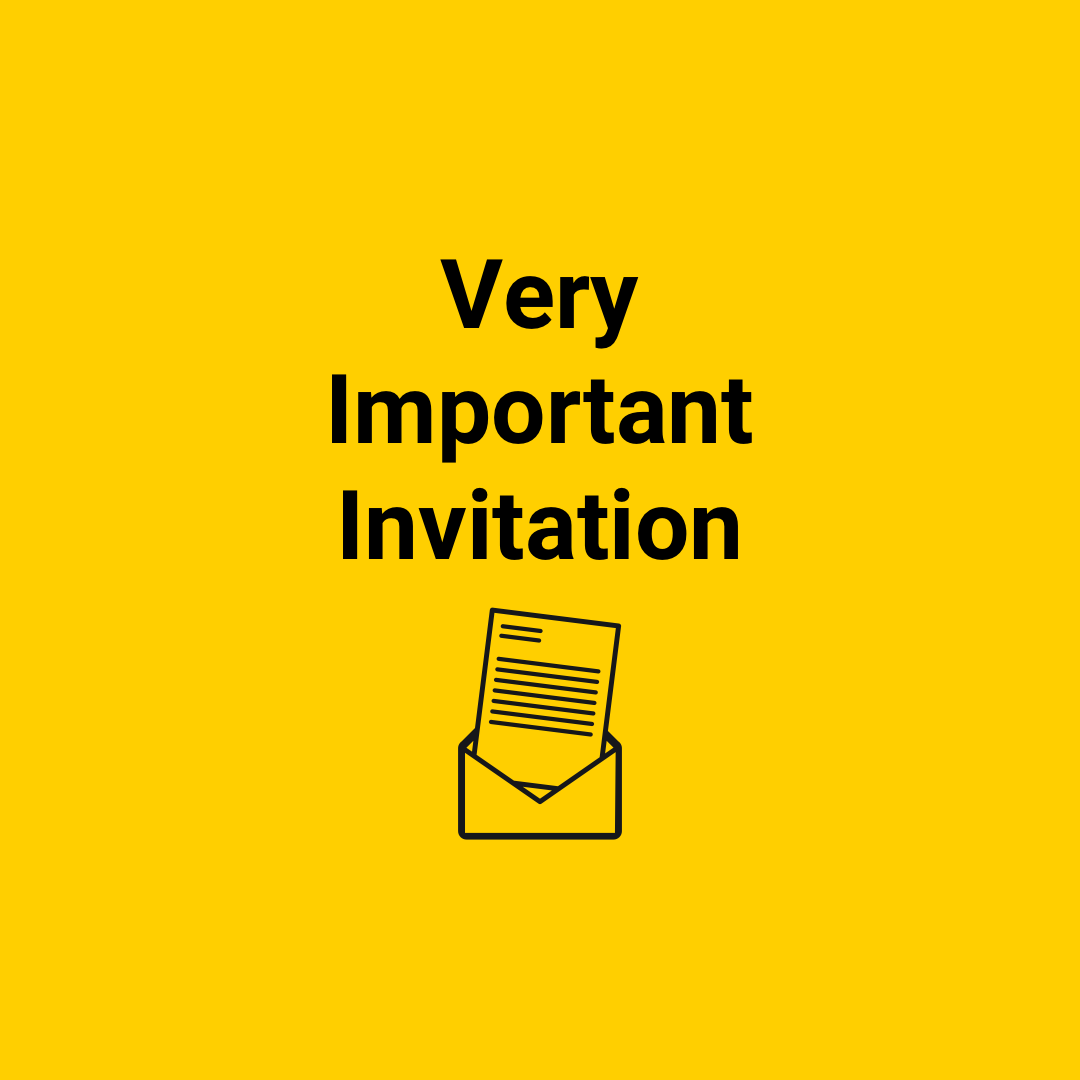 Very Important Invitation Project - Nextdoor