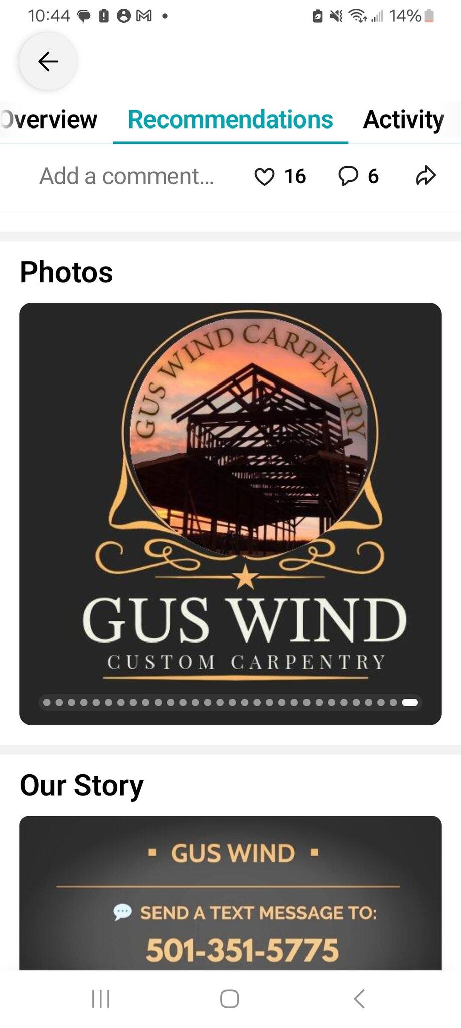 Gus Wind Custom Carpentry - Little Rock, AR - Nextdoor