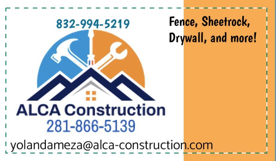 ALCA Construction - Alvin, TX - Nextdoor