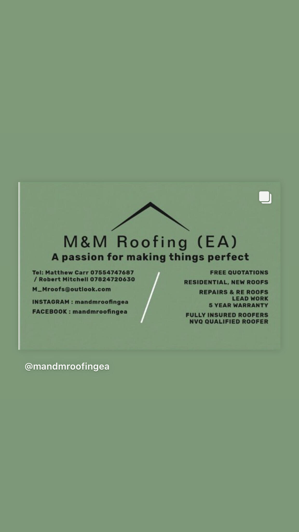 M&M Roofing (EA) - Nextdoor