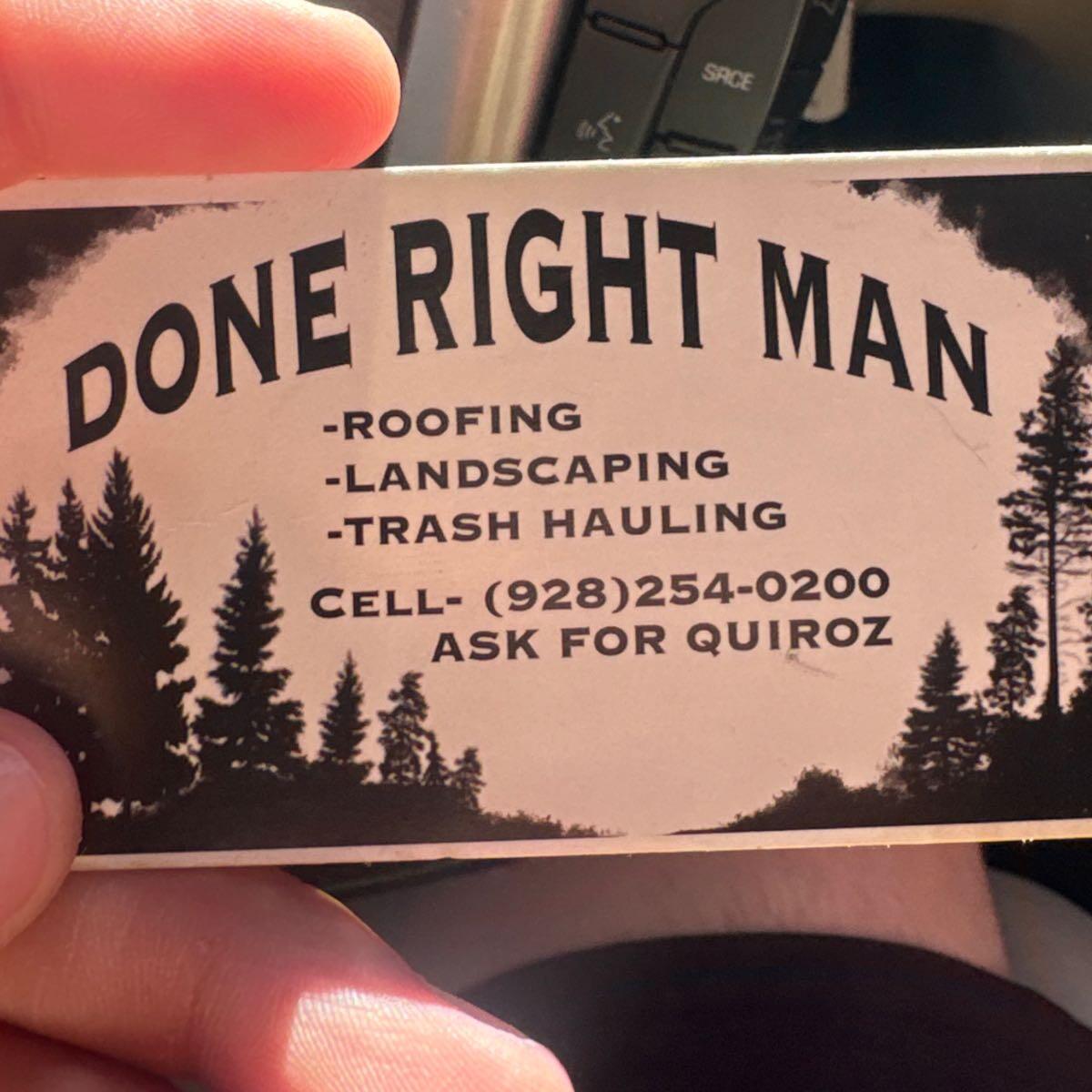 Done right handyman - Cottonwood, AZ - Nextdoor