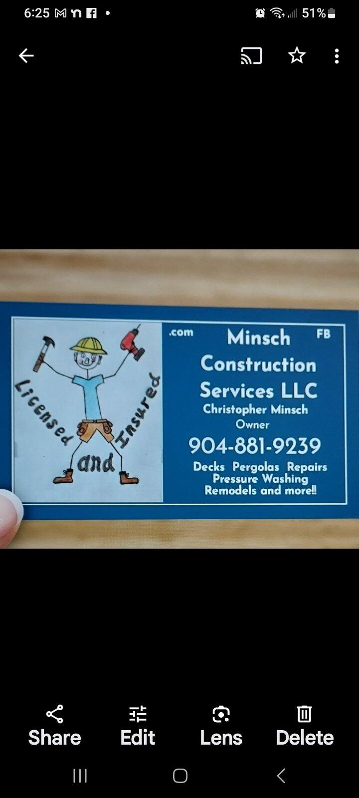 Minsch Construction Services LLC - St. Augustine, FL - Nextdoor