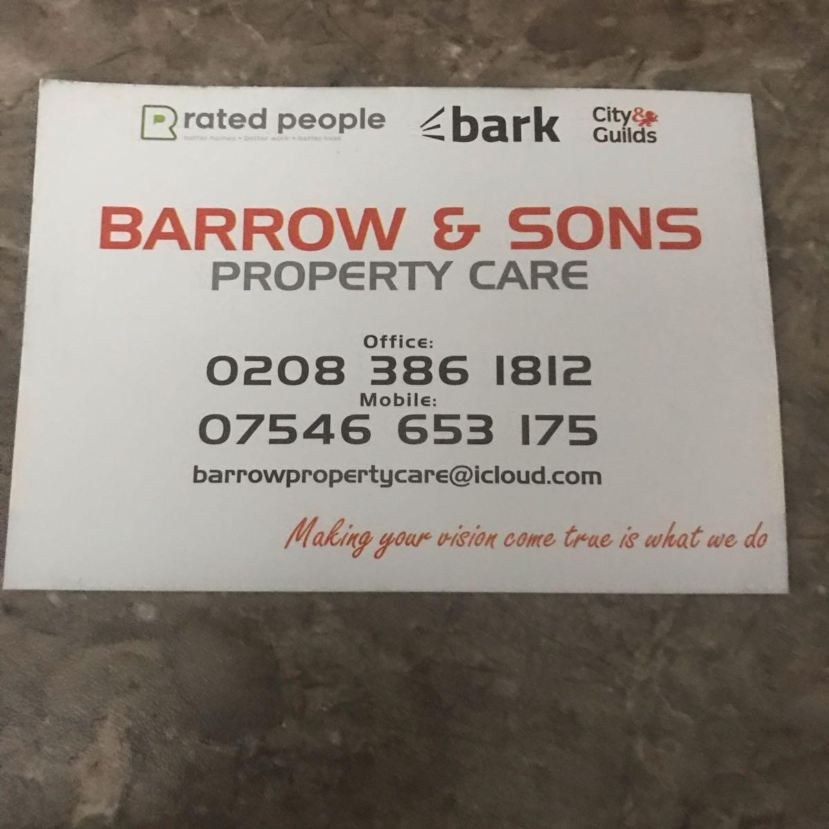 Barrow and sons property care - Bushey, GB-ENG - Nextdoor