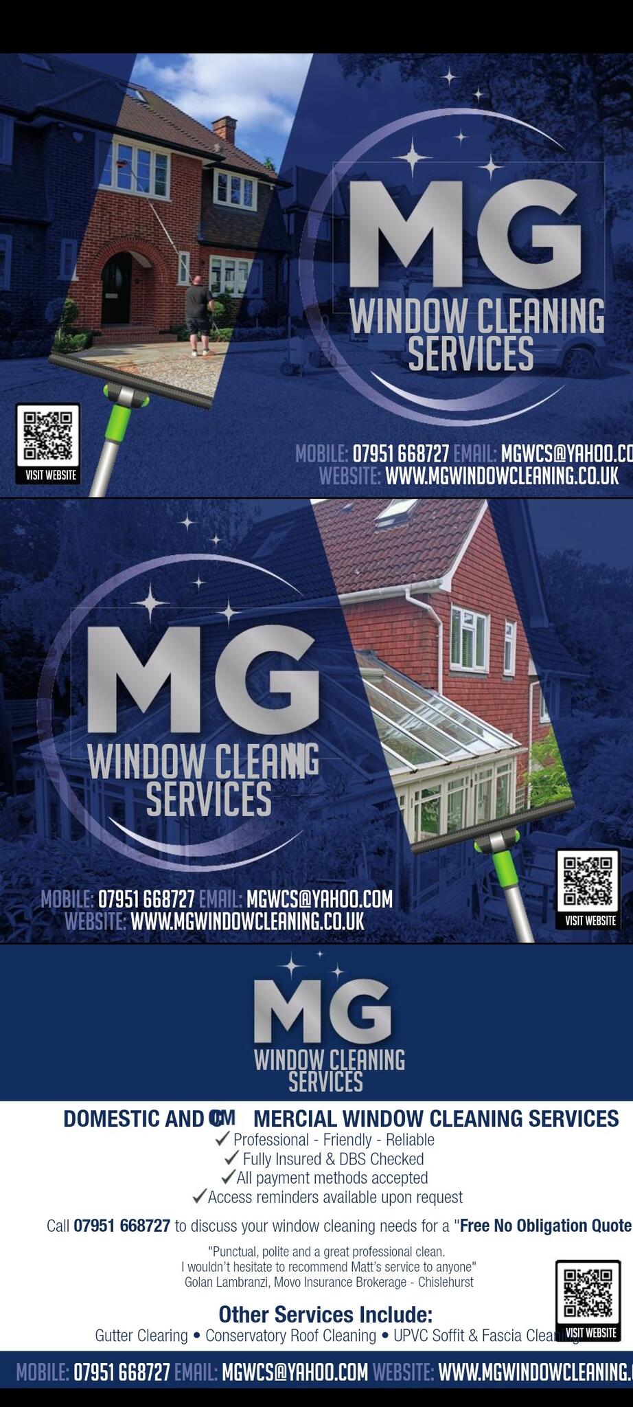 MG Window Cleaning Services - Sidcup - Nextdoor