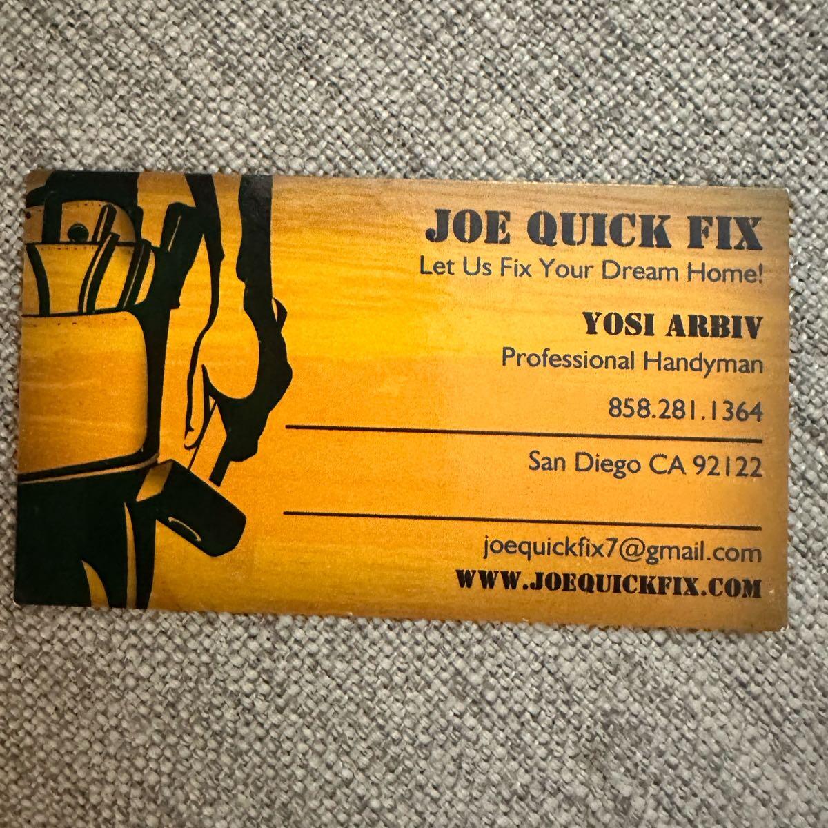 Joe quick fix - San Diego, CA - Nextdoor