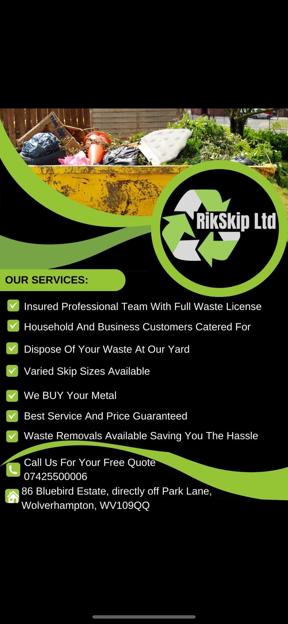 RIKSKIP LTD - Wolverhampton, England - Nextdoor