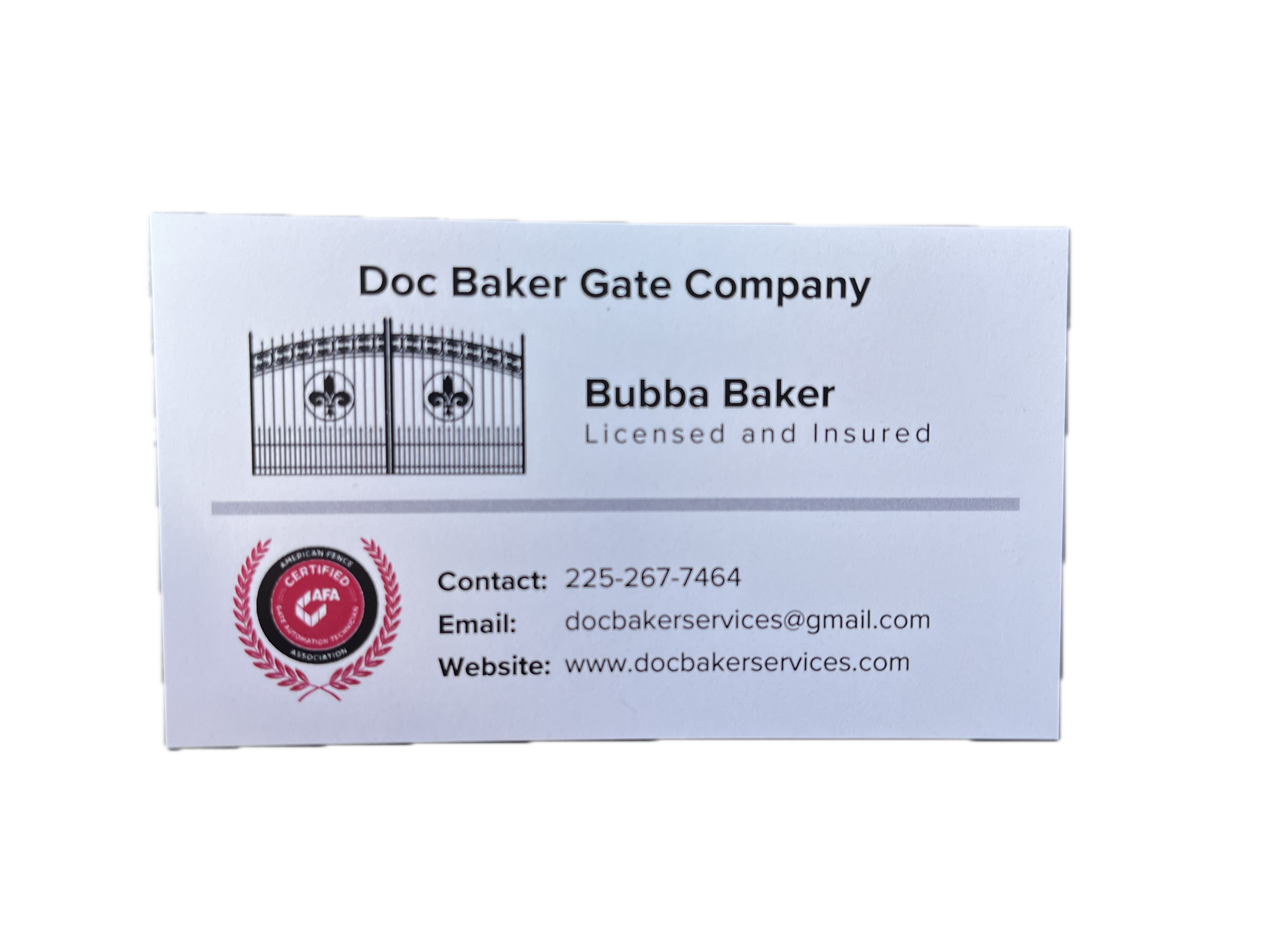 Doc Baker Services LLC /Doc Baker Gate Company - Nextdoor