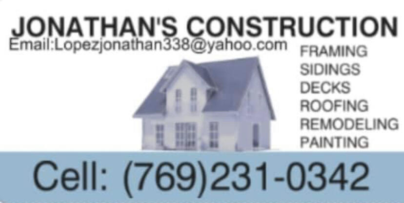 Jonathan contruction - Ridgeland, MS - Nextdoor