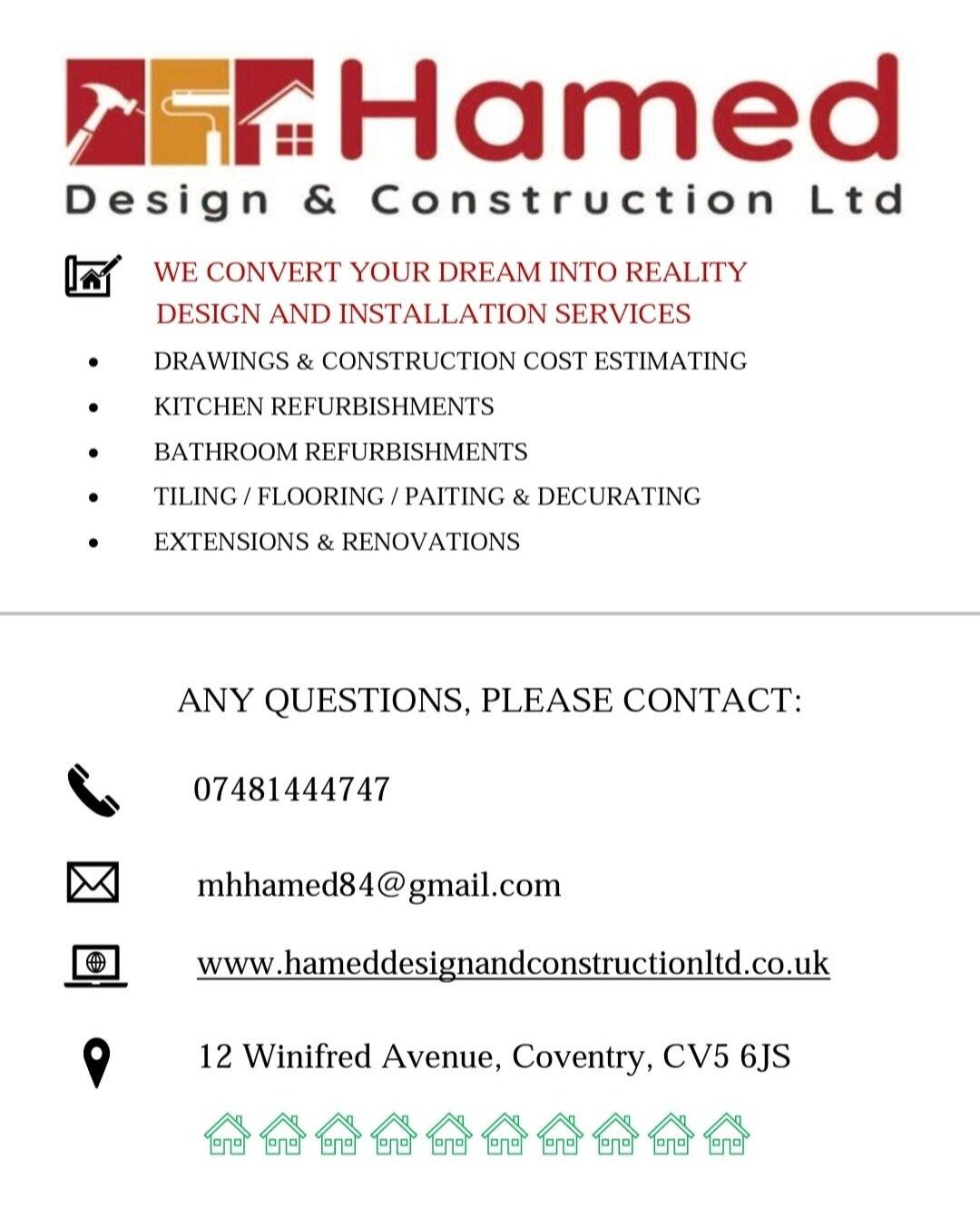 Hamed design and construction ltd - Coventry - Nextdoor