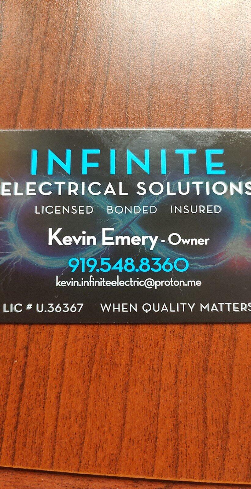 Infinite Electrical Solutions - Raleigh, NC - Nextdoor