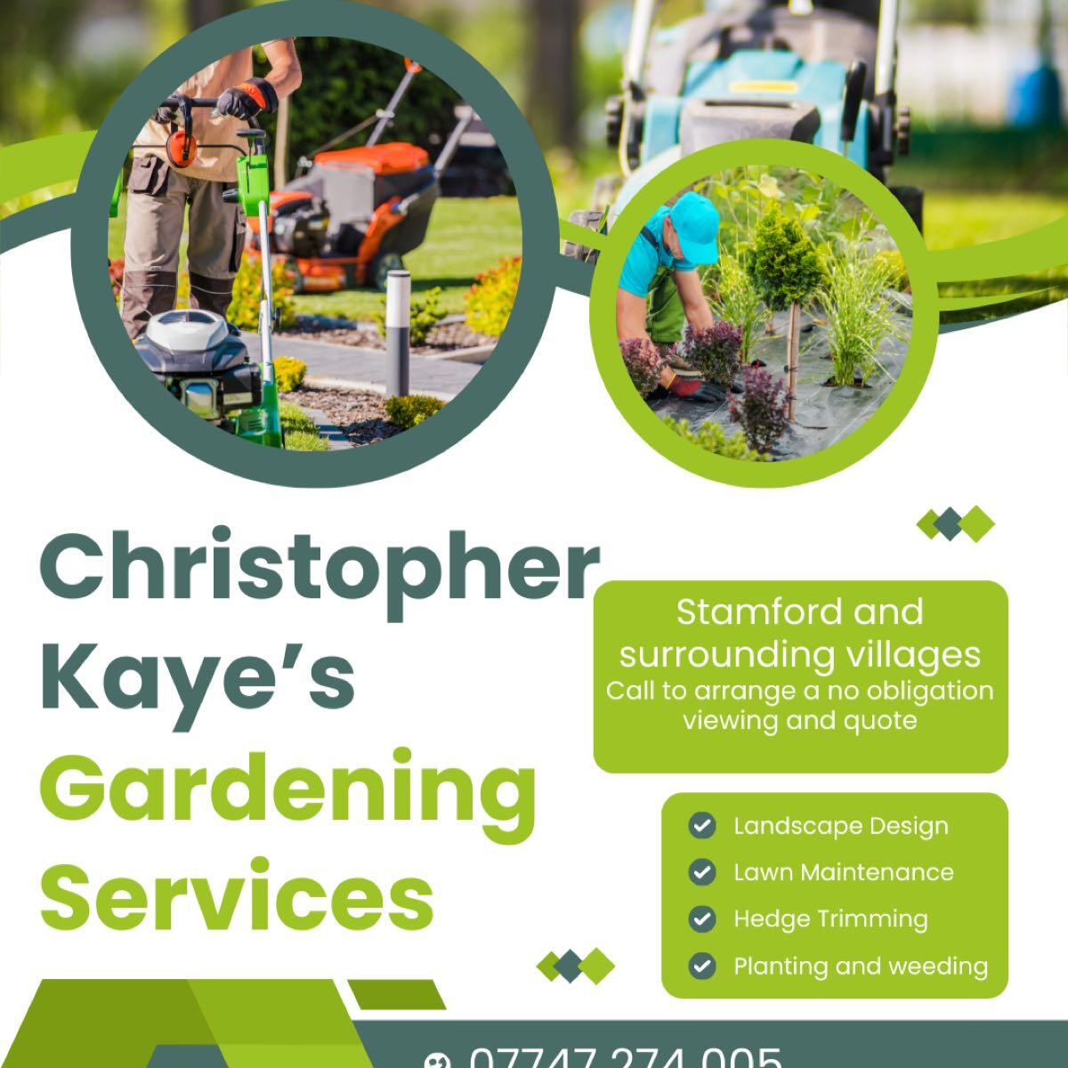 Christopher Kaye’s Garden Services - Nextdoor