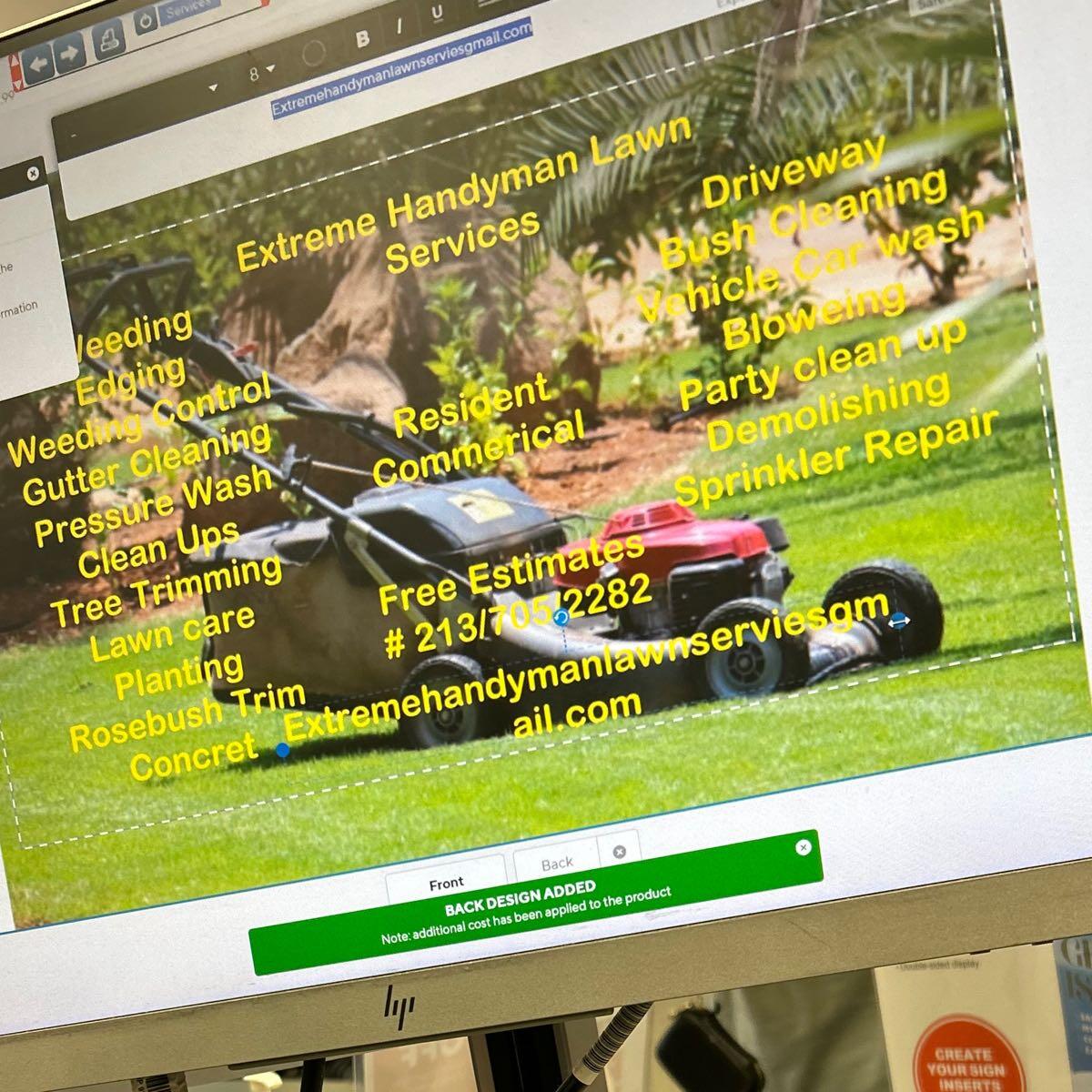 Extreme handyman lawn service - Nextdoor