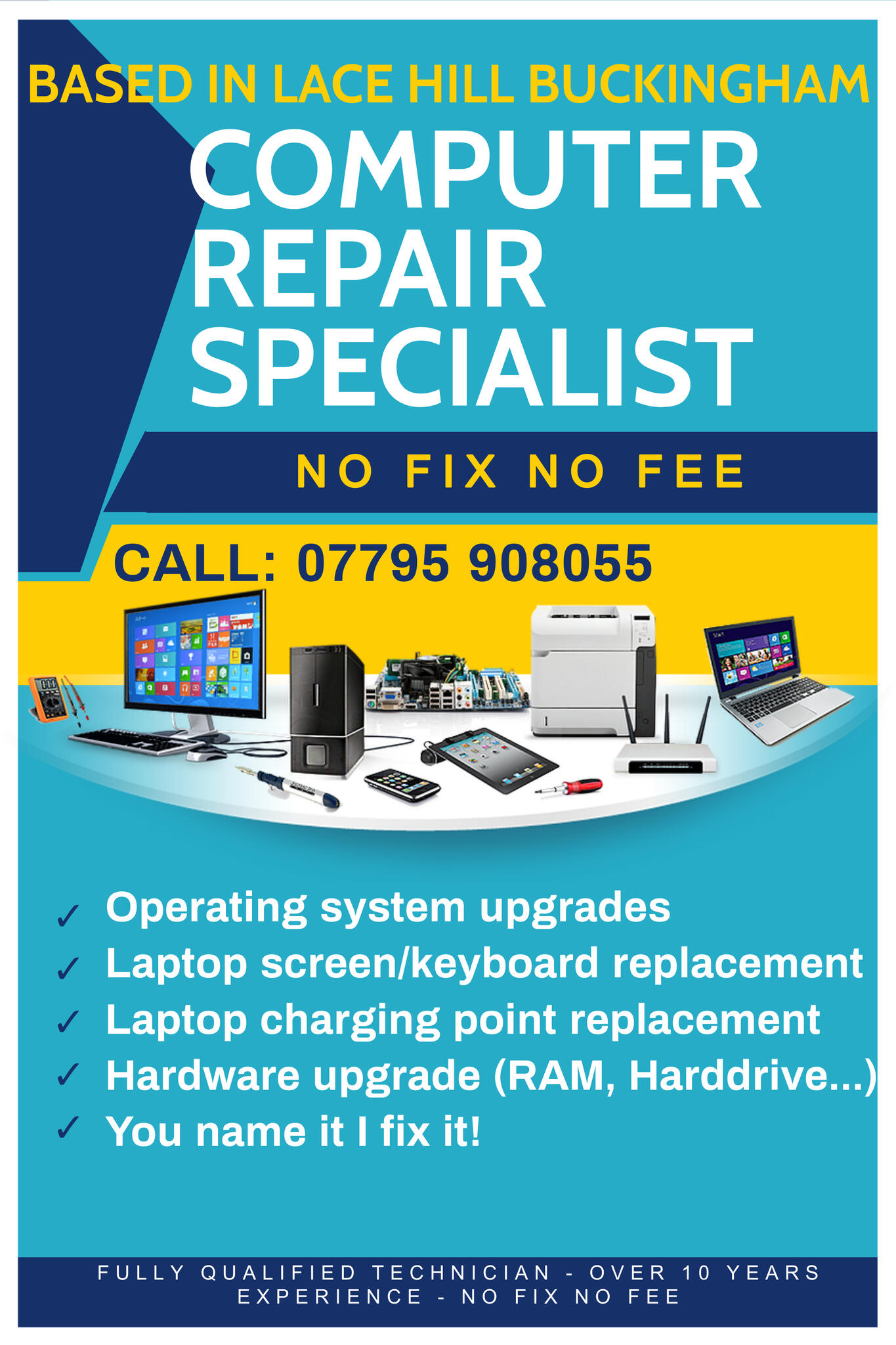 IT support laptop & computer repair - Buckingham - Nextdoor