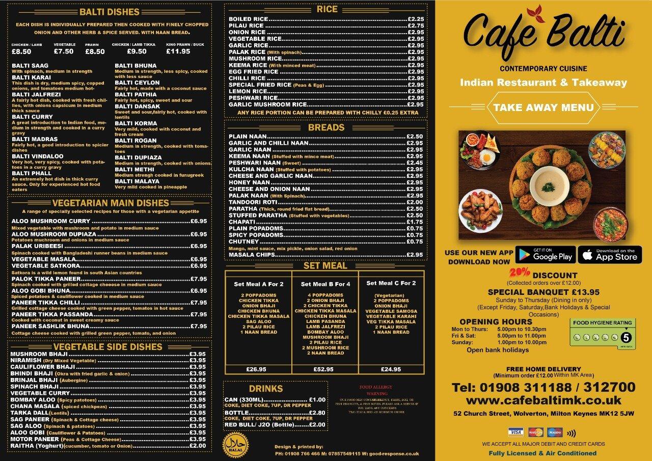 Cafe Balti Indian Restaurant - Milton Keynes - Nextdoor