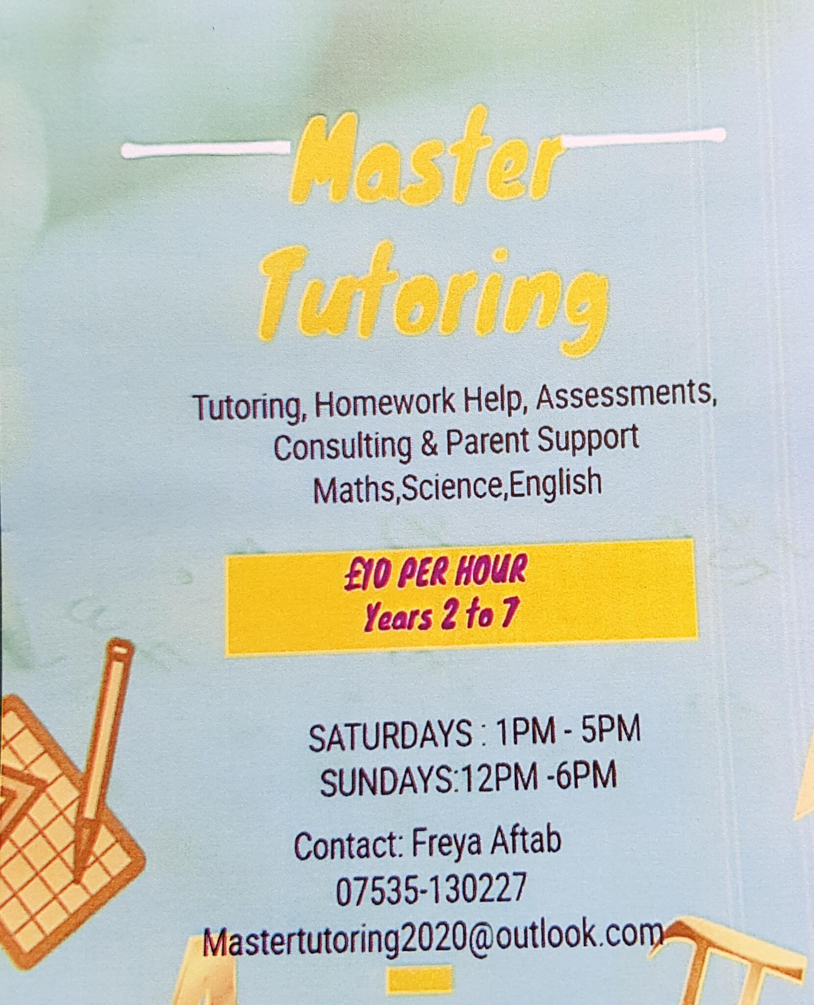 Master tutoring - Nextdoor