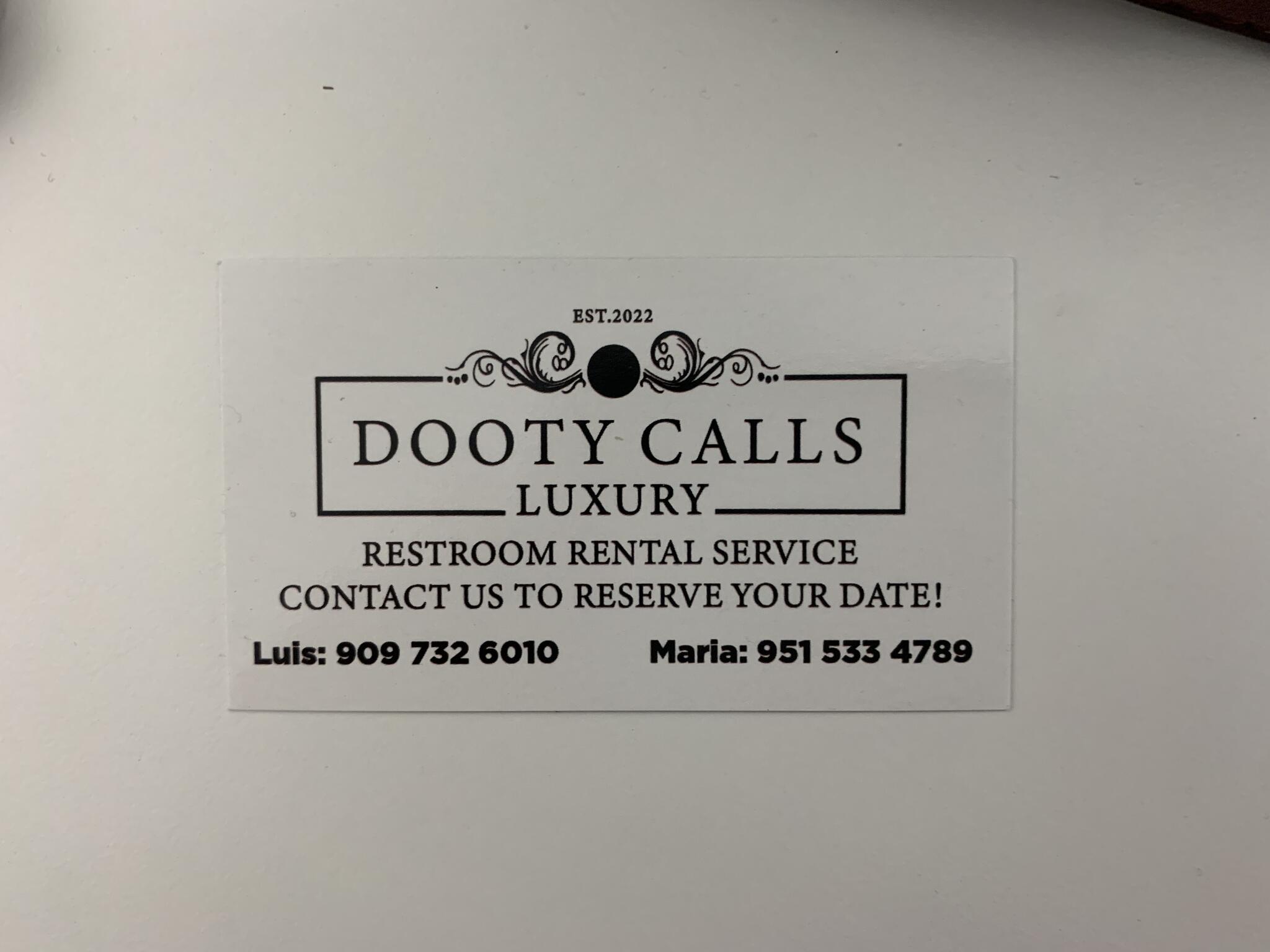 Dooty Calls Luxury Restroom Rental Service - Nextdoor