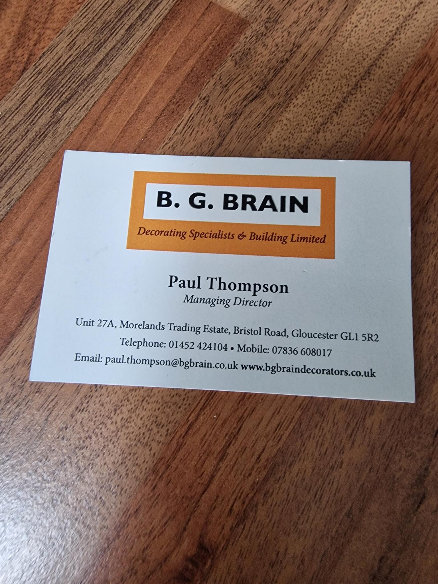 BG Brain Decorators - Gloucester - Nextdoor