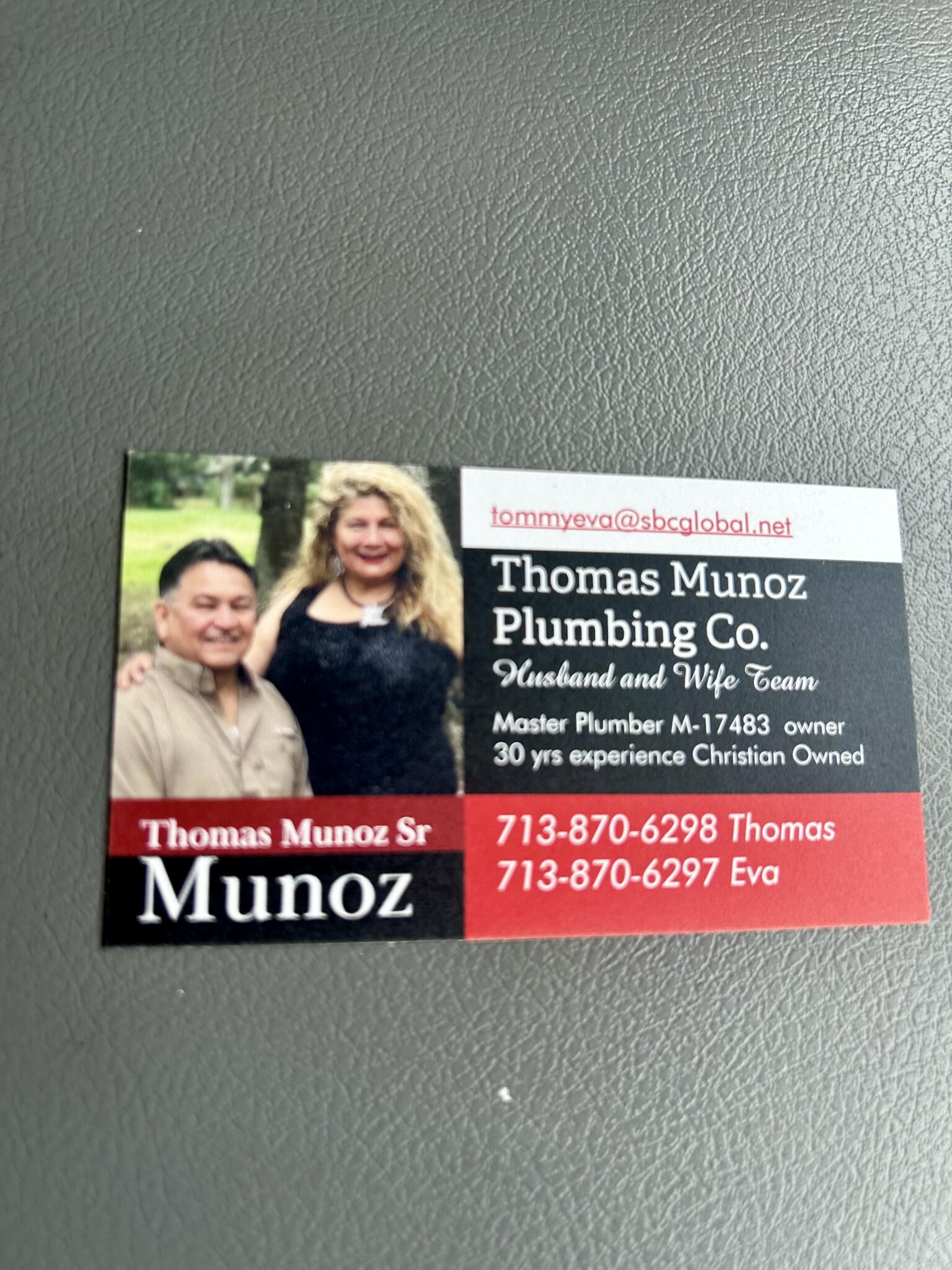 Thomas Munoz Plumbing - Nextdoor