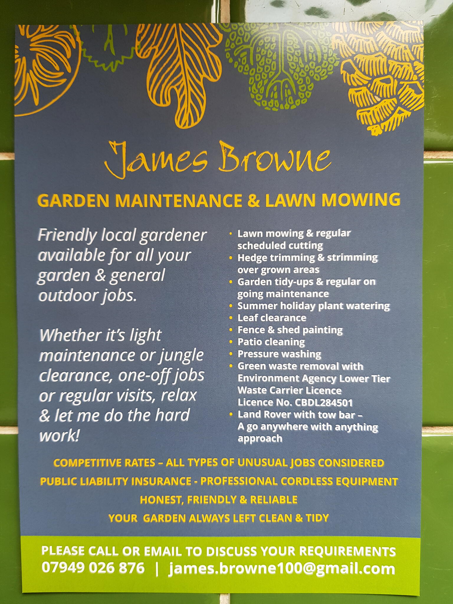 Lisa Kent & James Browne Garden Maintenance & Lawn Mowing - Nextdoor