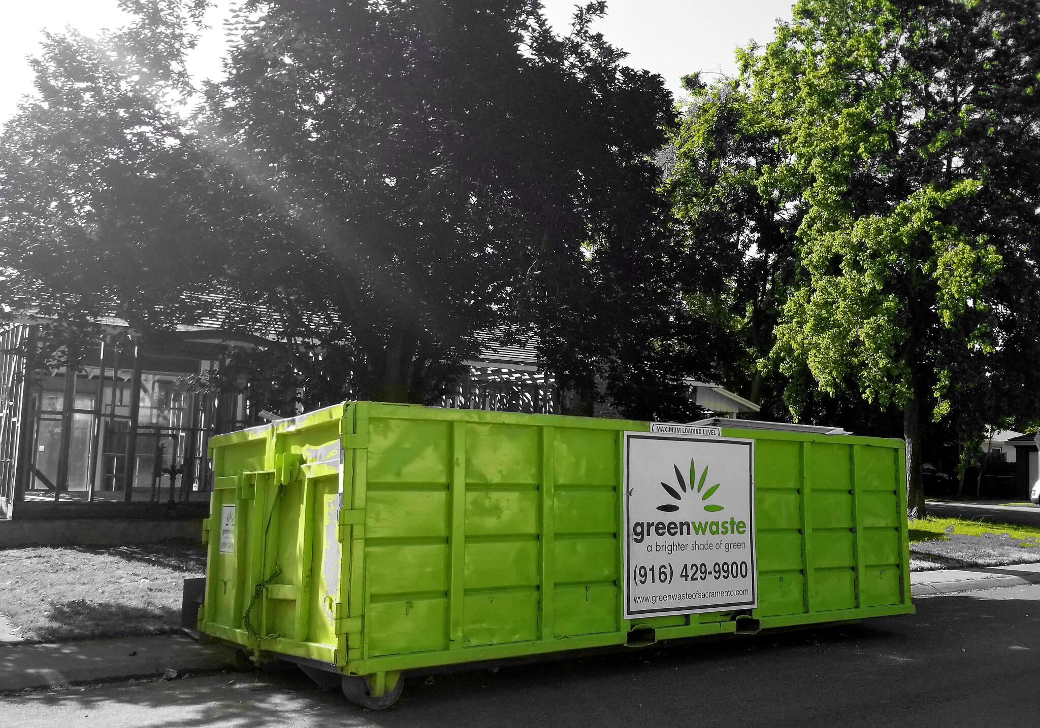 Greenwaste of Sacramento (Affordable, Eco-Friendly Dumpster Rental ...