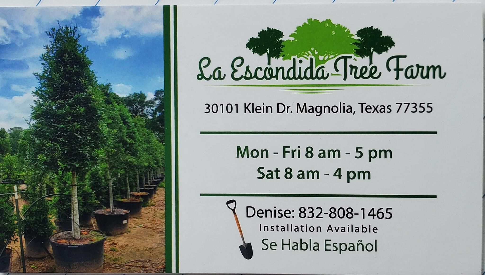La Escondida Tree Farm - Magnolia, TX - Nextdoor