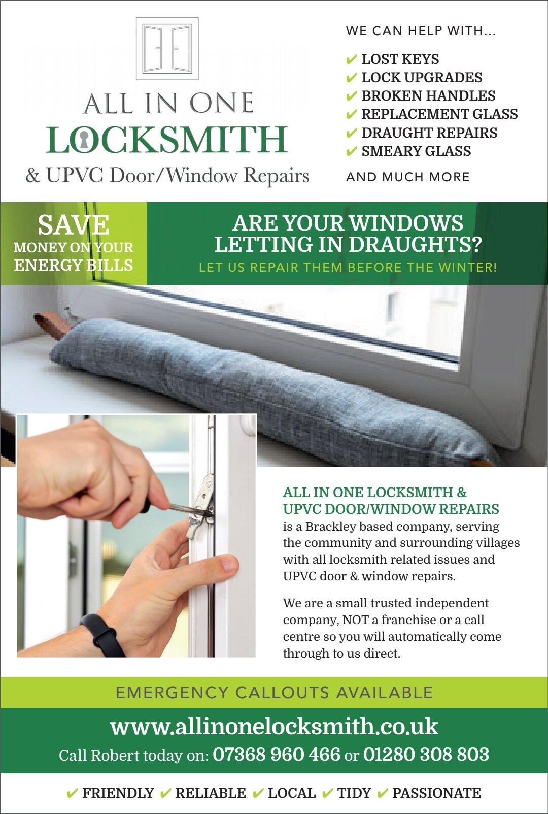 All In One Locksmith & UPVC Door/Window Repairs - Nextdoor