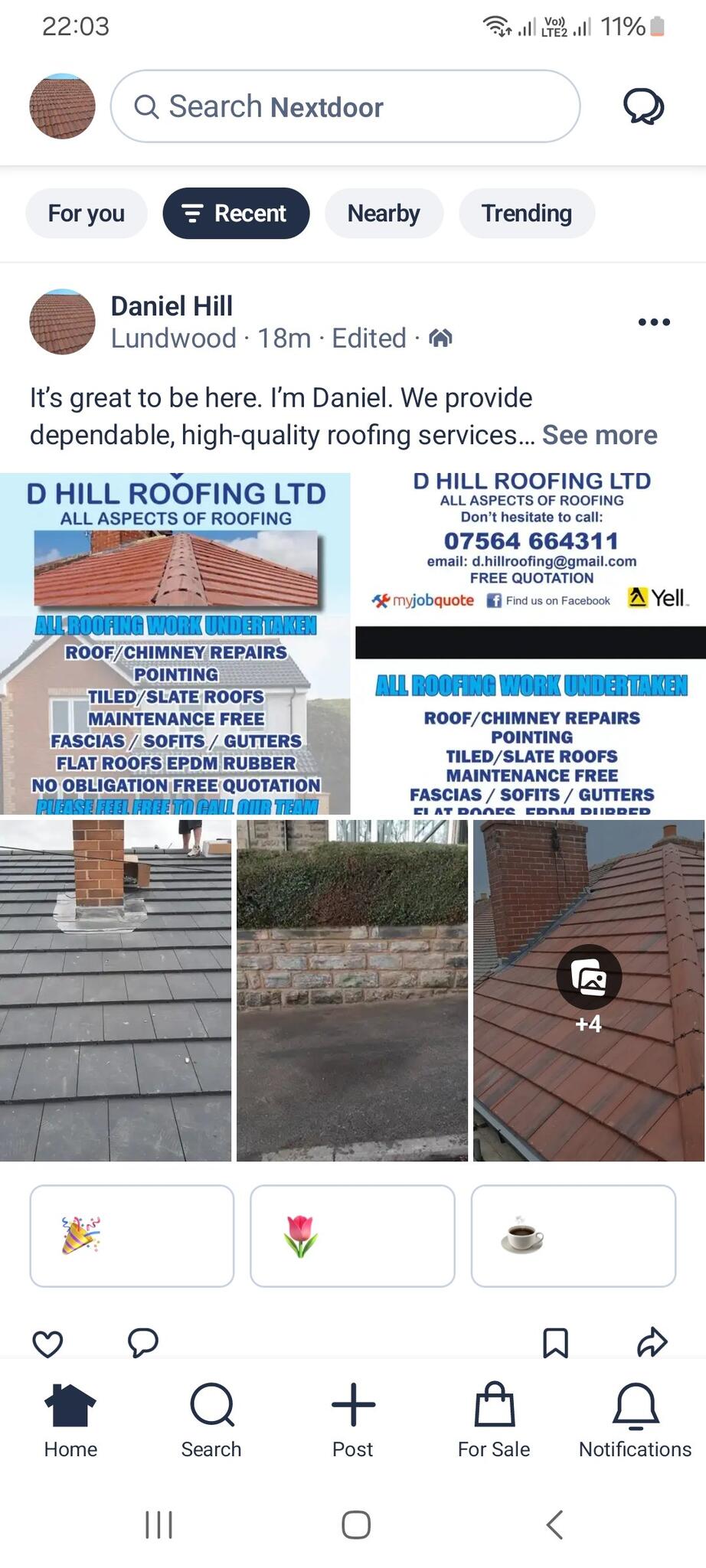 D Hill Roofing - Nextdoor