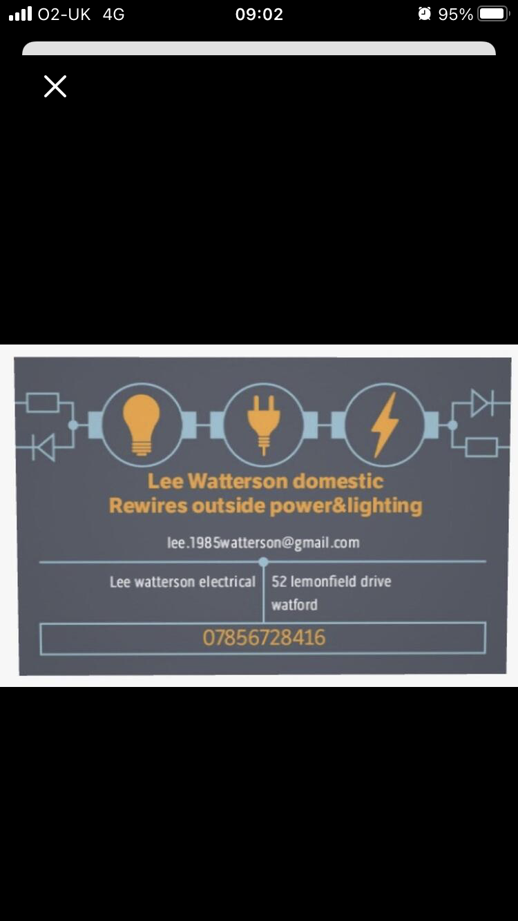 Lee watterson electrical ltd - Watford, GB-ENG - Nextdoor